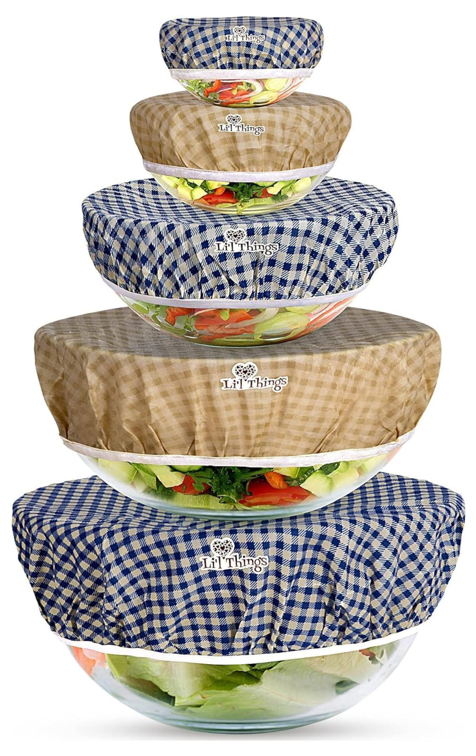 Drevy Eco-friendly Beeswax Bowl Covers | Cotton Cloth Storage | Elastic ...