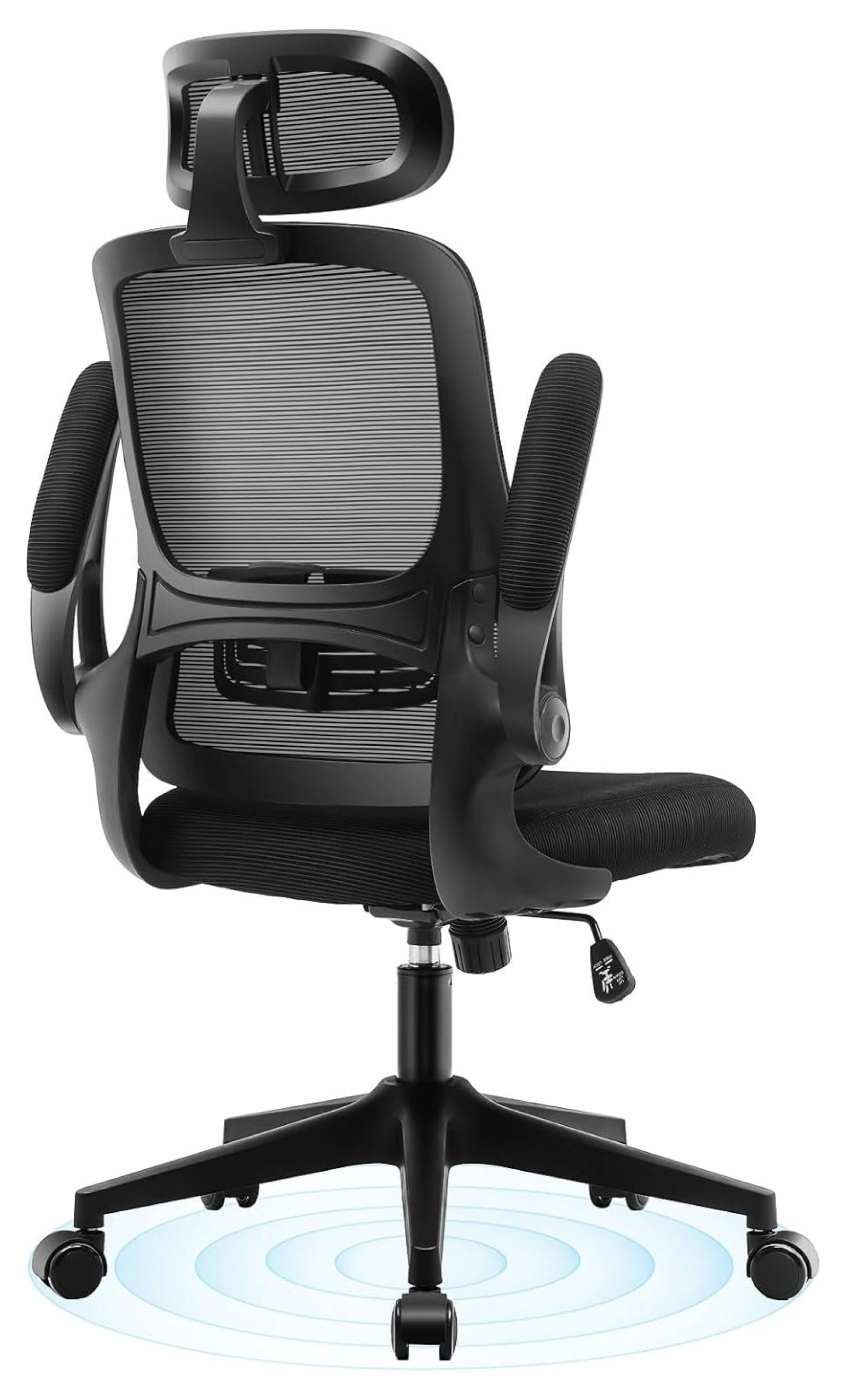Drevy Ergonomic Home Office Chair High Back Office Desk Chair with -up ...