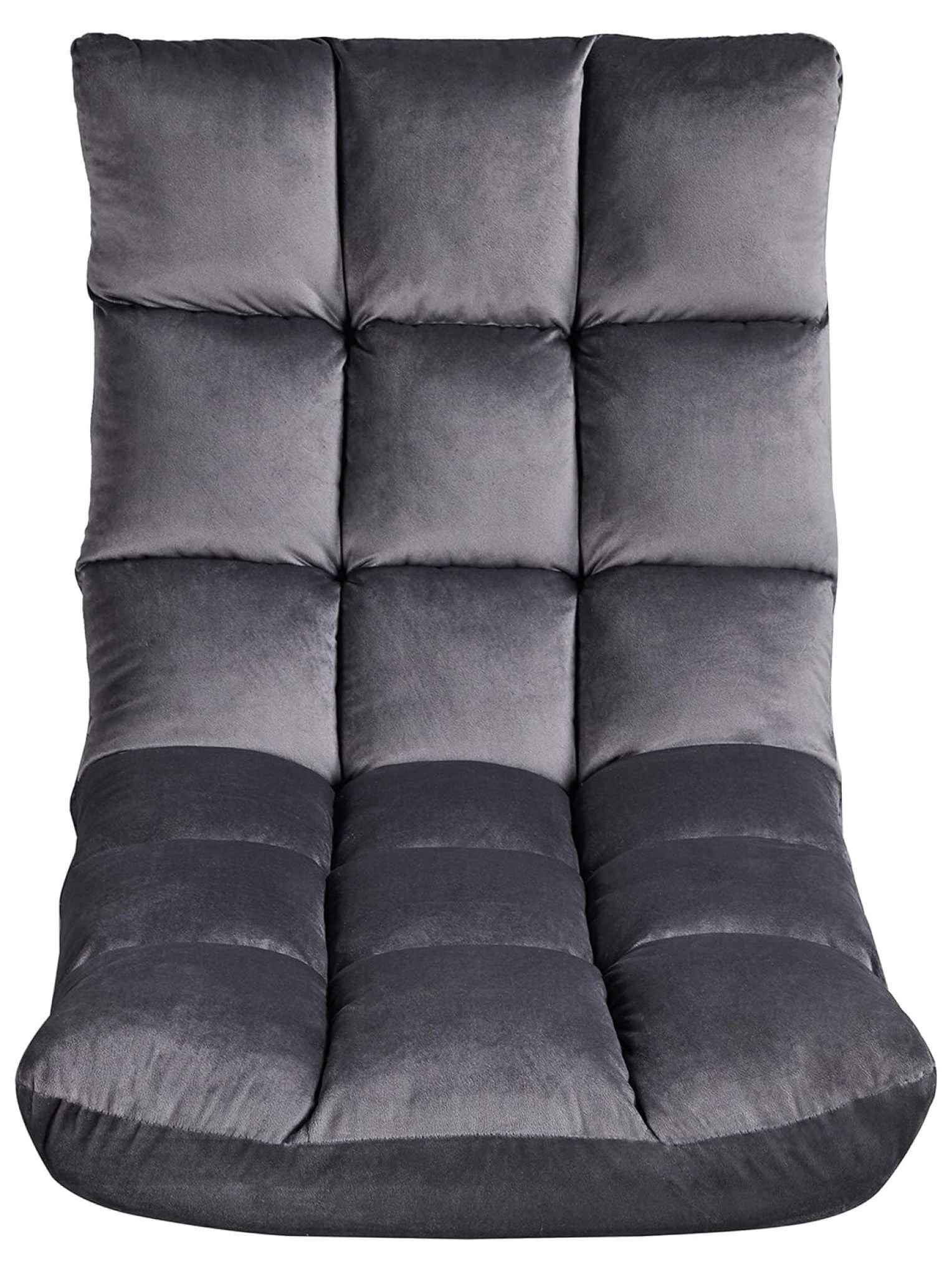 Drevy Floor Folding Chair with 14 Adjustable Positions Portable Padded ...