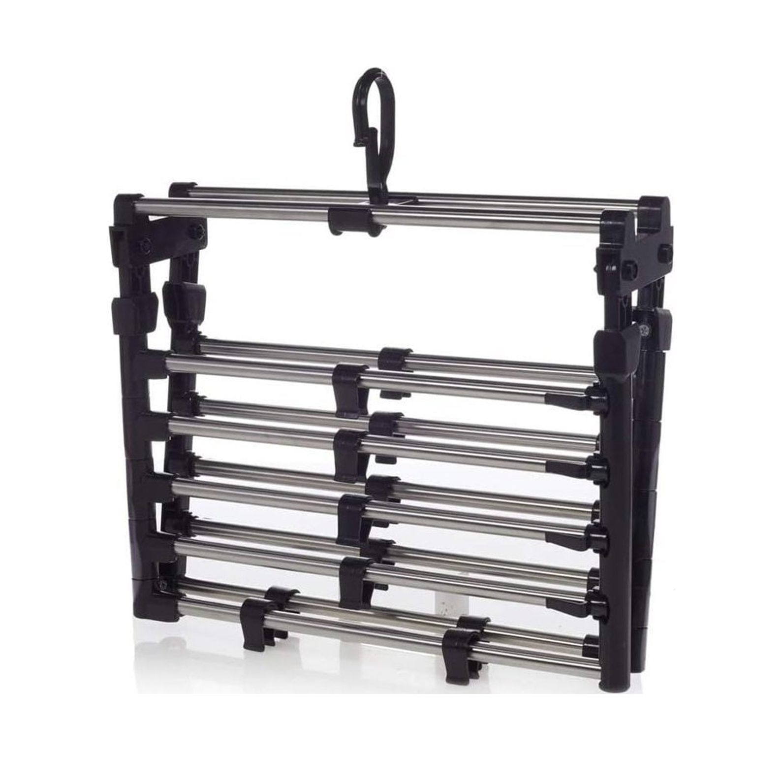 Drevy Foldable 10 Rack Expandable Clothes Drying Rack Laundry Rack ...