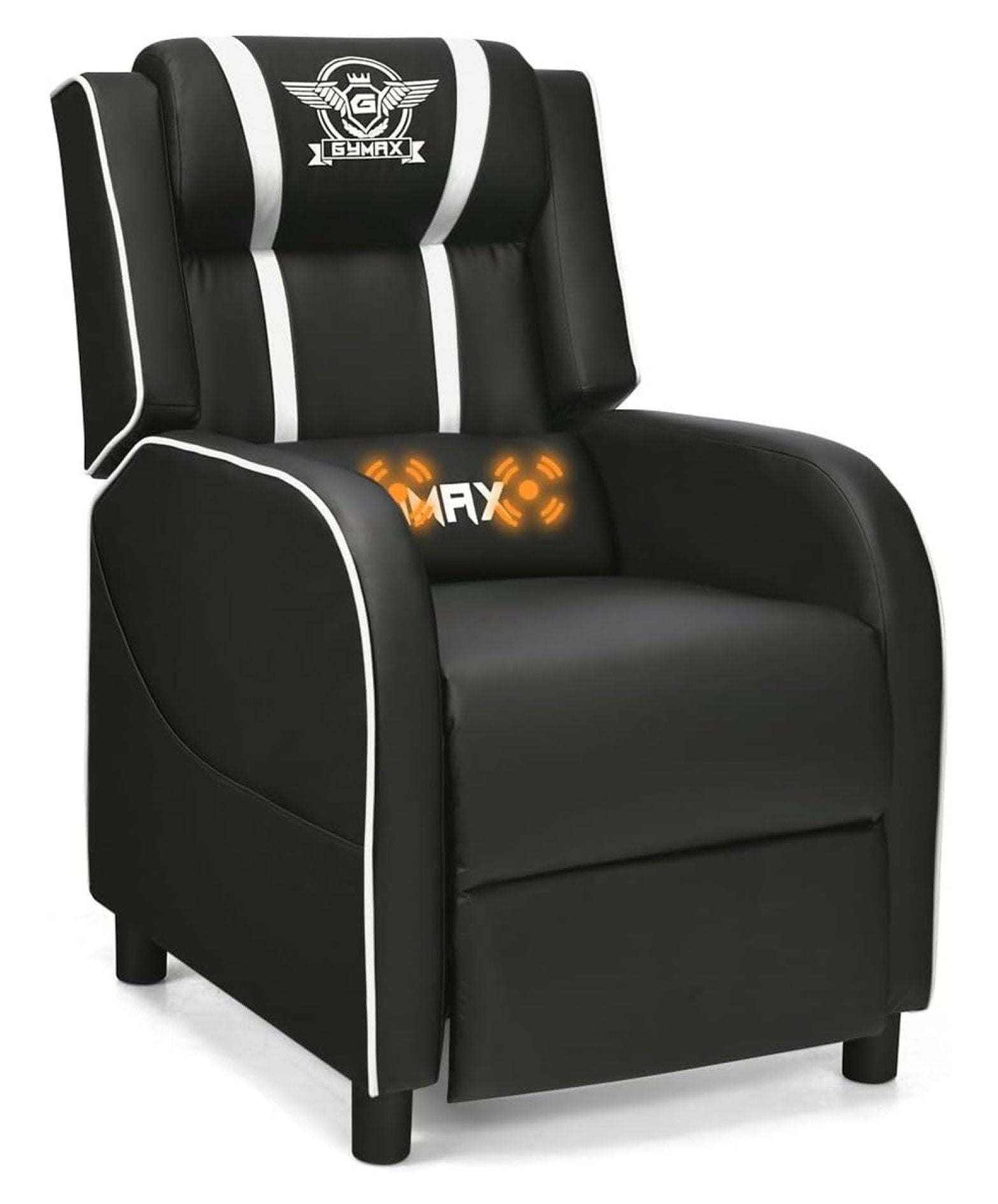 Drevy Gaming Recliner, Massage Gaming Chair w/Adjustable Footrest ...
