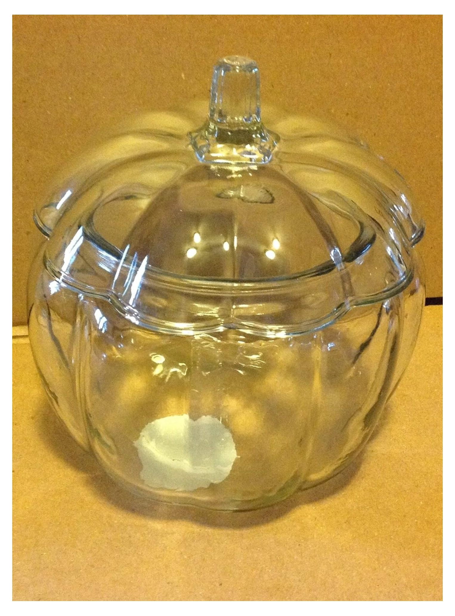 Drevy Glass 2 Liter Pumpkin Candy Jar - Walmart.com
