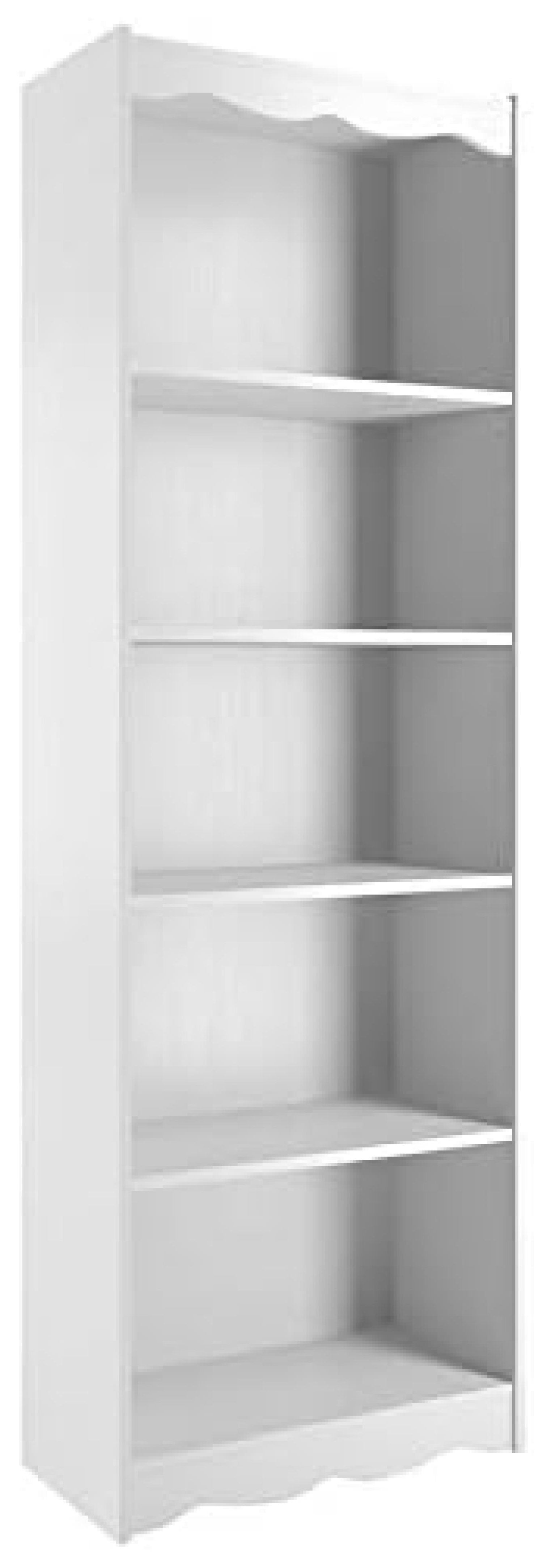 Drevy Hawthorn 72-Inch Tall Bookcase, Frost White - Walmart.com