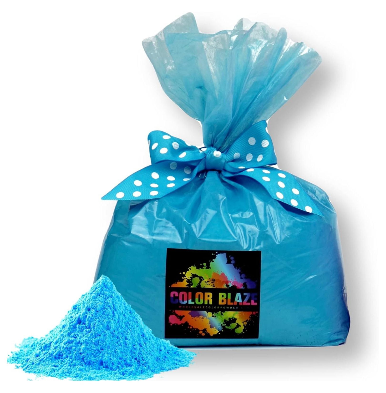 Drevy Holi Colored Powder - 5 lbs of Blue Powdered Color - For Fun Runs ...