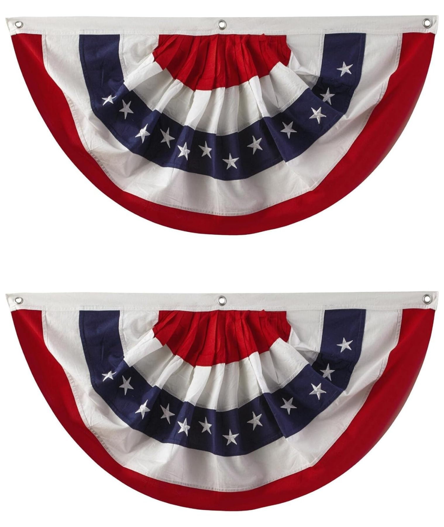 Drevy Home Traditional Red, White and Blue Buntings, 40-Inch x 20-Inch ...