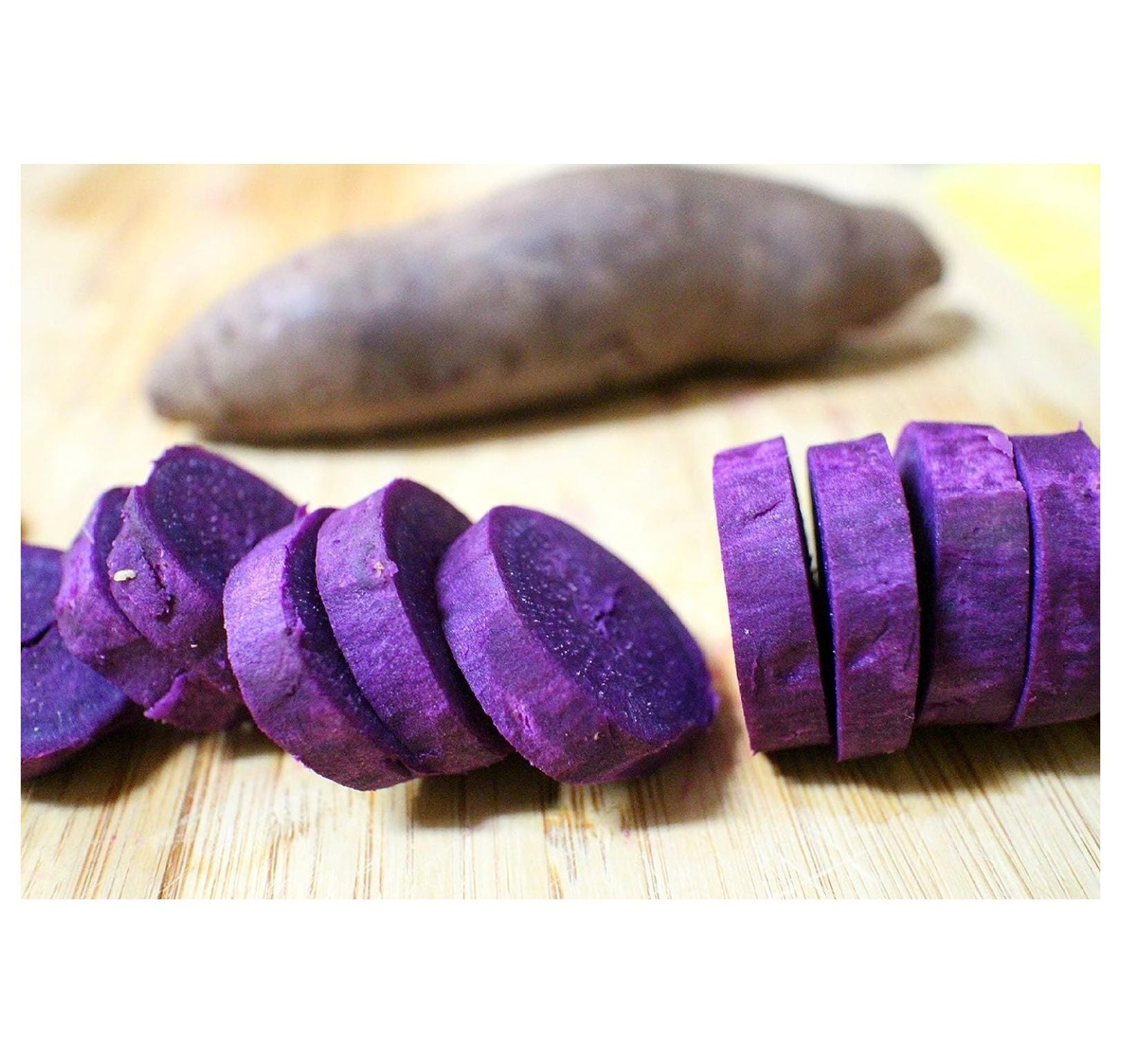 Fresh Japanese Purple Sweet Potato for Eating or Planting, 2 LBS Root ...