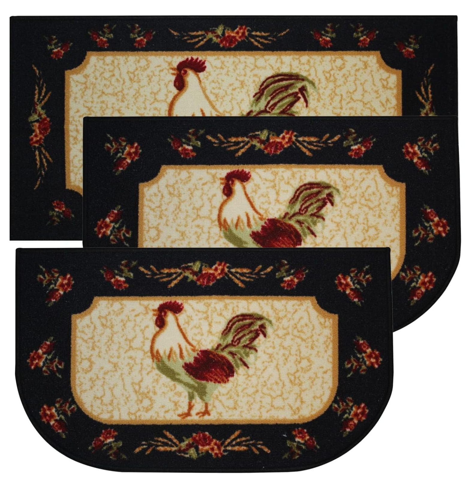 Drevy Kitchen Rug, Printed Area Rug, Durable Floor, Door Mat, Farmhouse ...