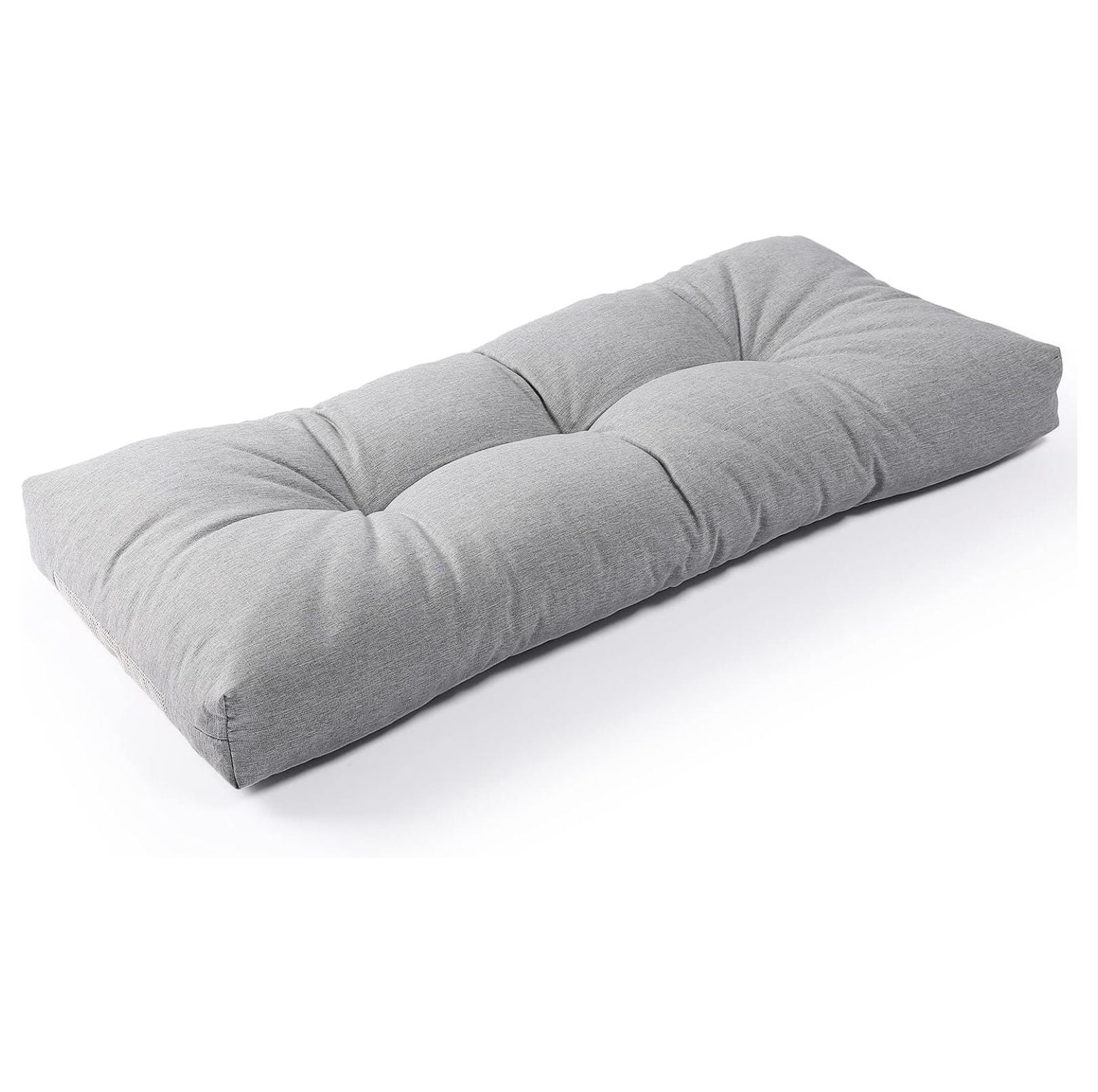 Drevy LokGrip Non Slip Tufted Memory Foam Bench Cushion, FadeShield ...