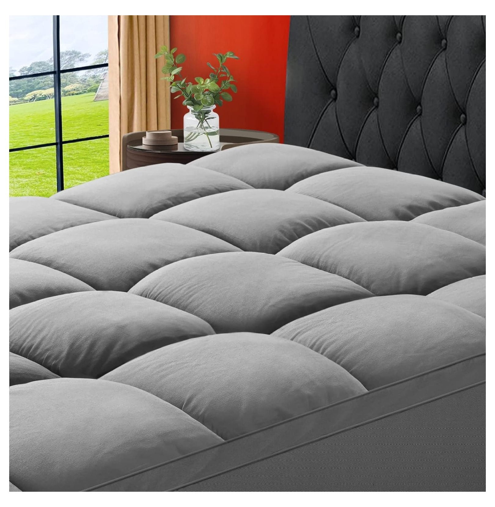 Drevy Mattress Topper Full Size Extra Thick Mattress Pad 8-21" Deep ...