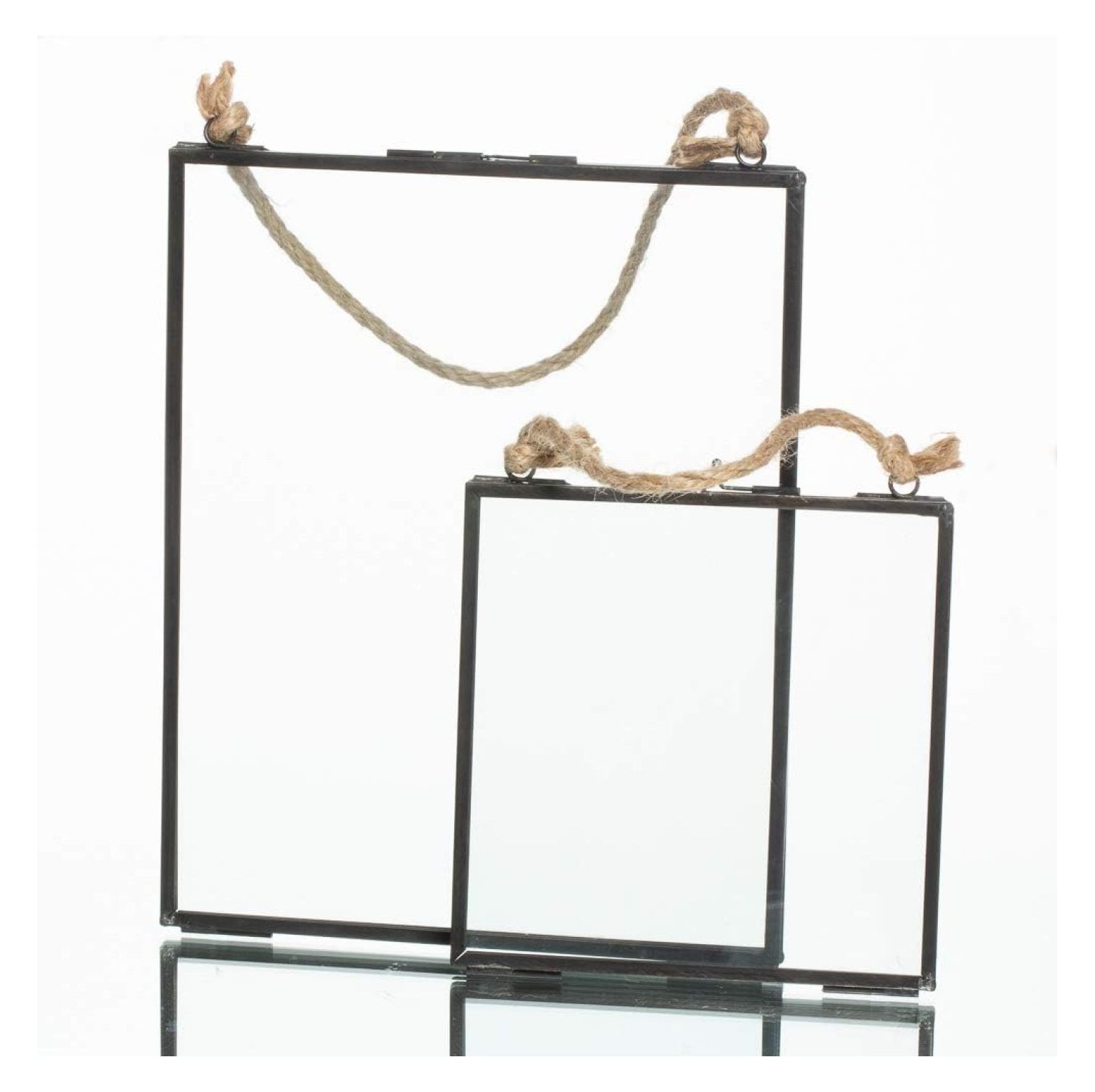 Drevy Metal Hanging Photo Frame Set of 2 - Walmart.com