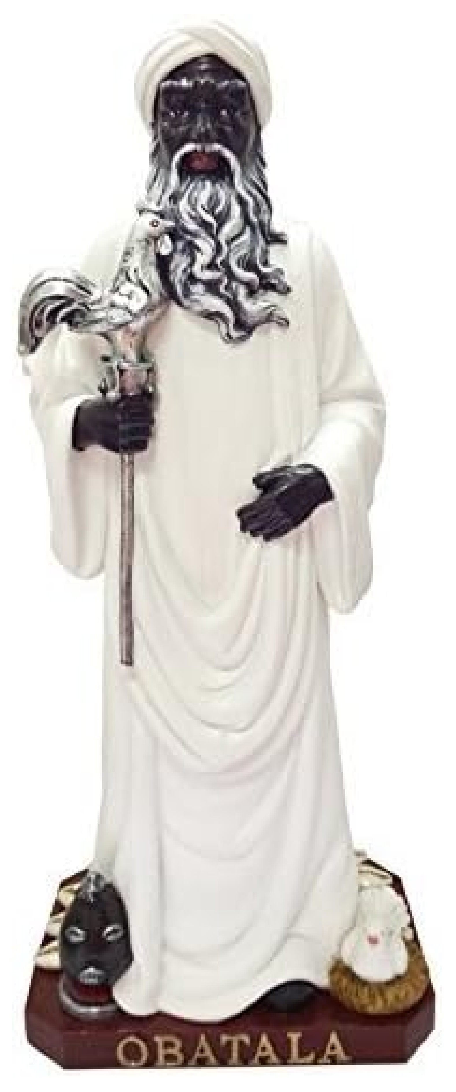 Drevy Obatala Statue Orisha Obatala Statue Holy Figurine Powerful Man ...