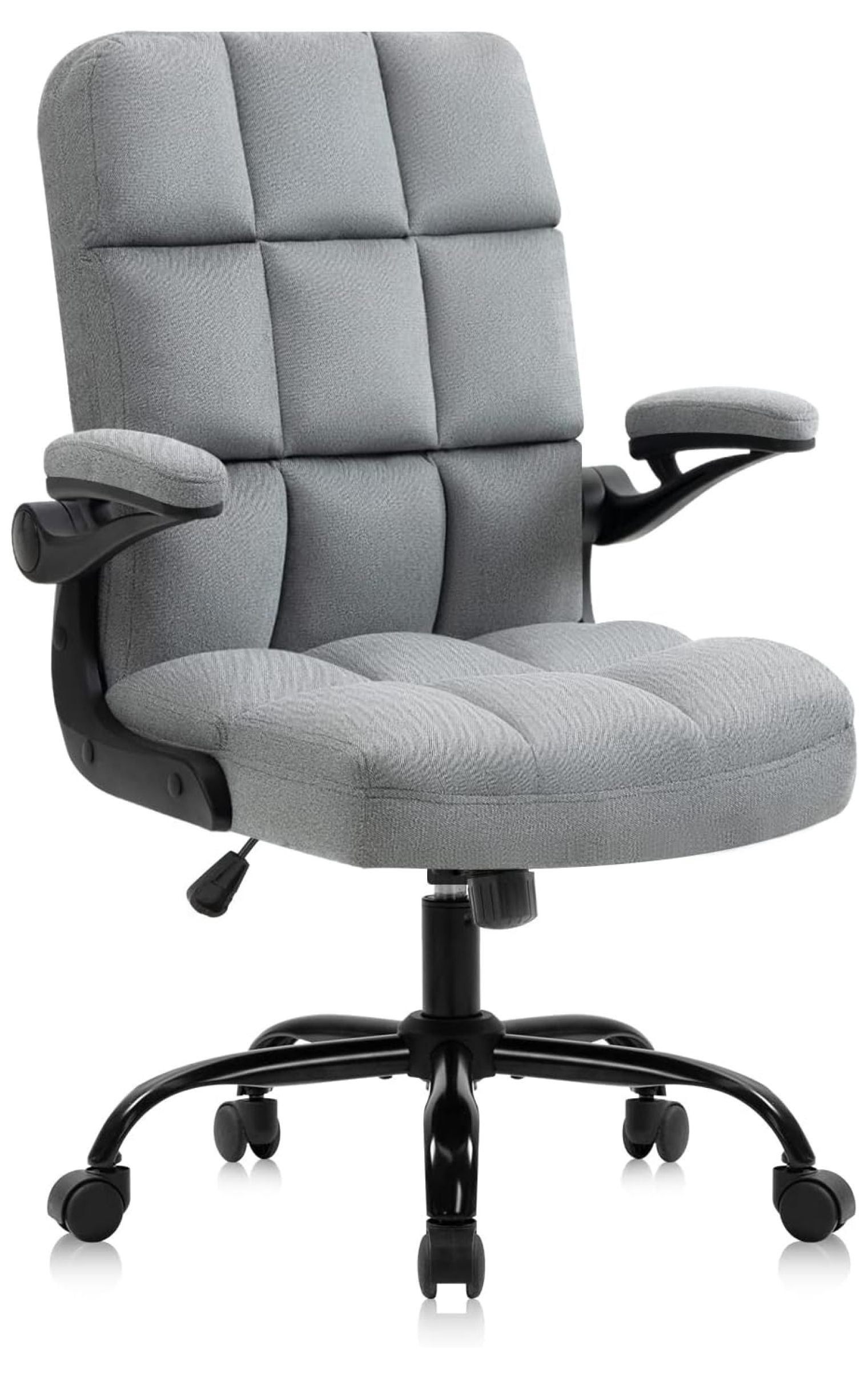 Drevy Office Chair Home Desk Chairs with Wheels Executive Fabric Swivel ...