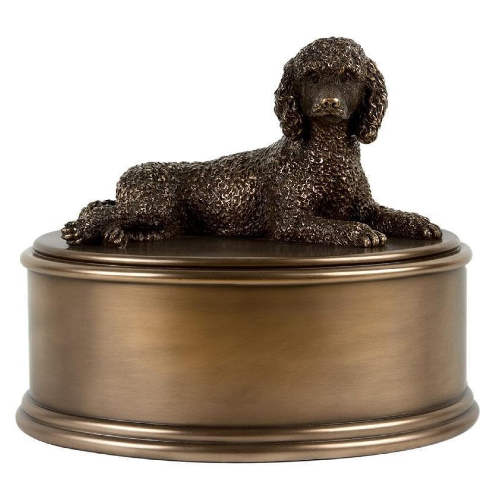 Drevy Poodle Figurine Cremation (150 Cu/in) - Dog Urn Keepsake for ...