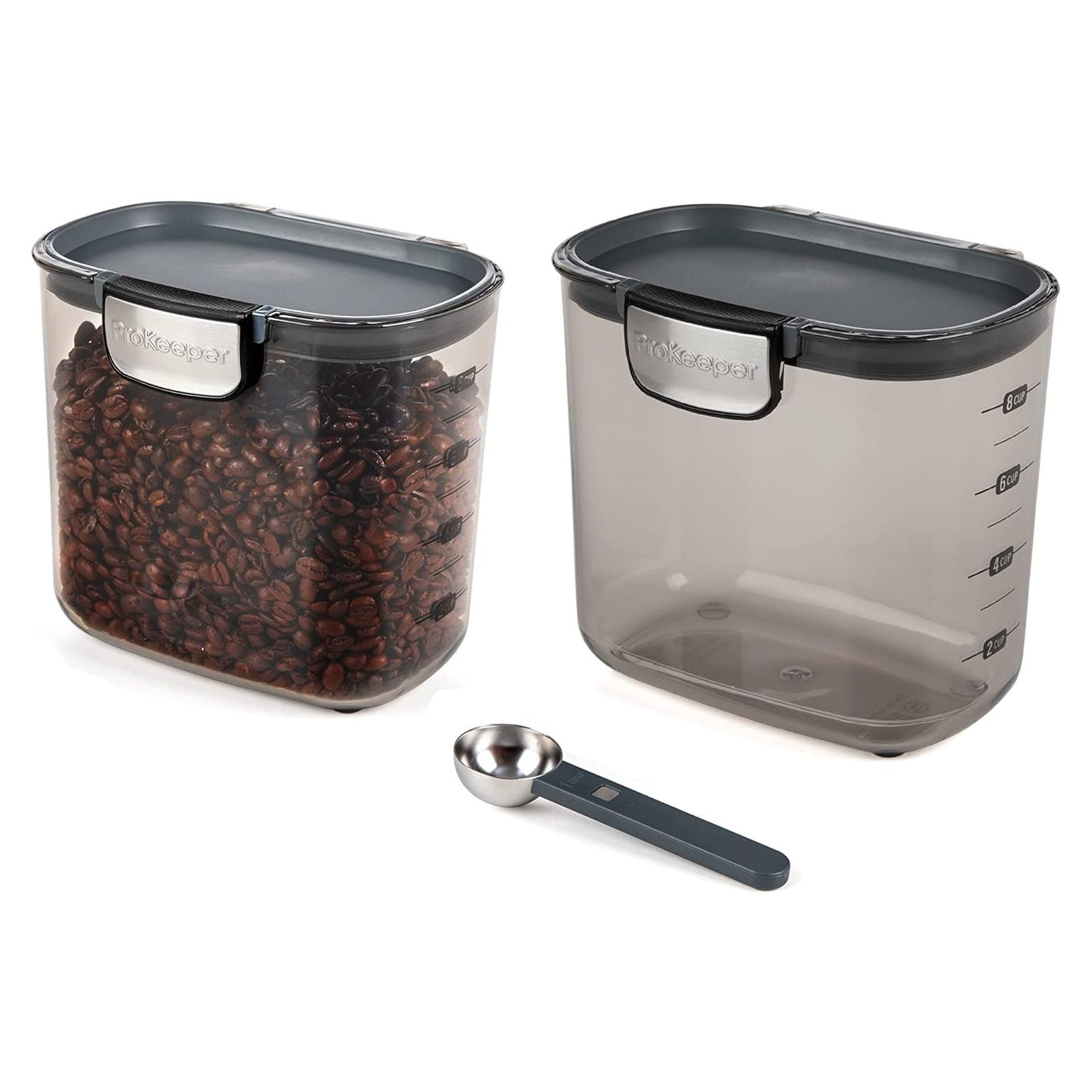 Drevy ProKeeper+ Clear Plastic Airtight Food Baker's Kitchen Storage ...