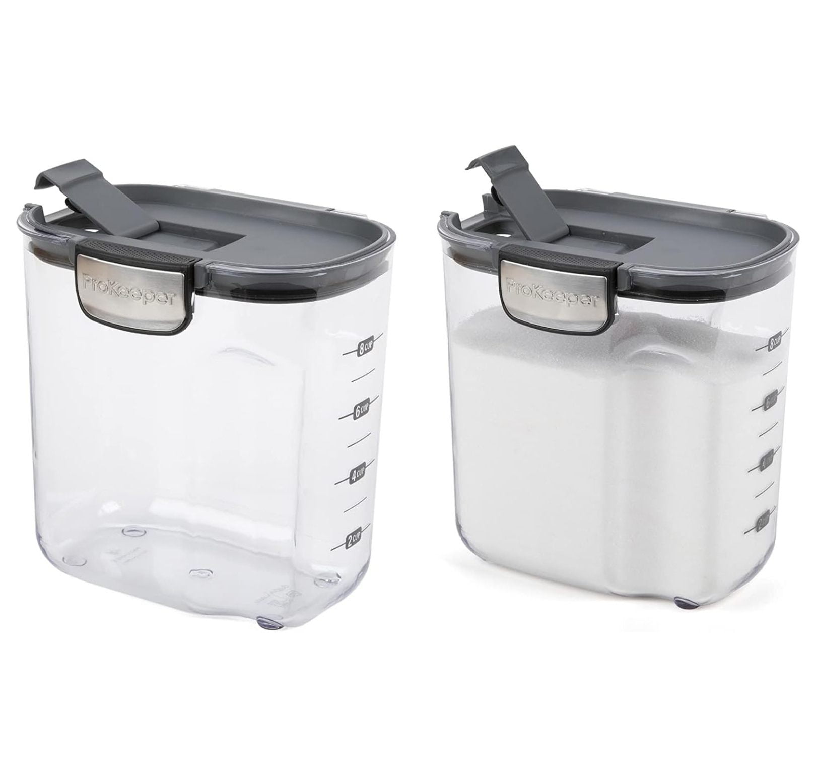 Drevy ProKeeper+ Clear Plastic Airtight Food Baker's Kitchen Storage ...