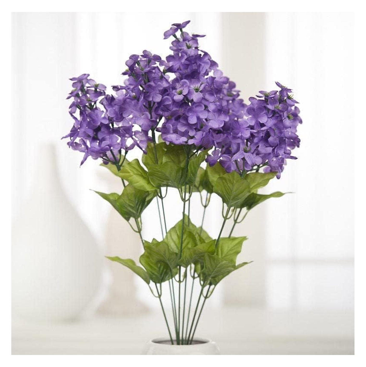 Drevy Purple Articial Lilac Silk Flower Bush - Old-Fashioned Lilac ...