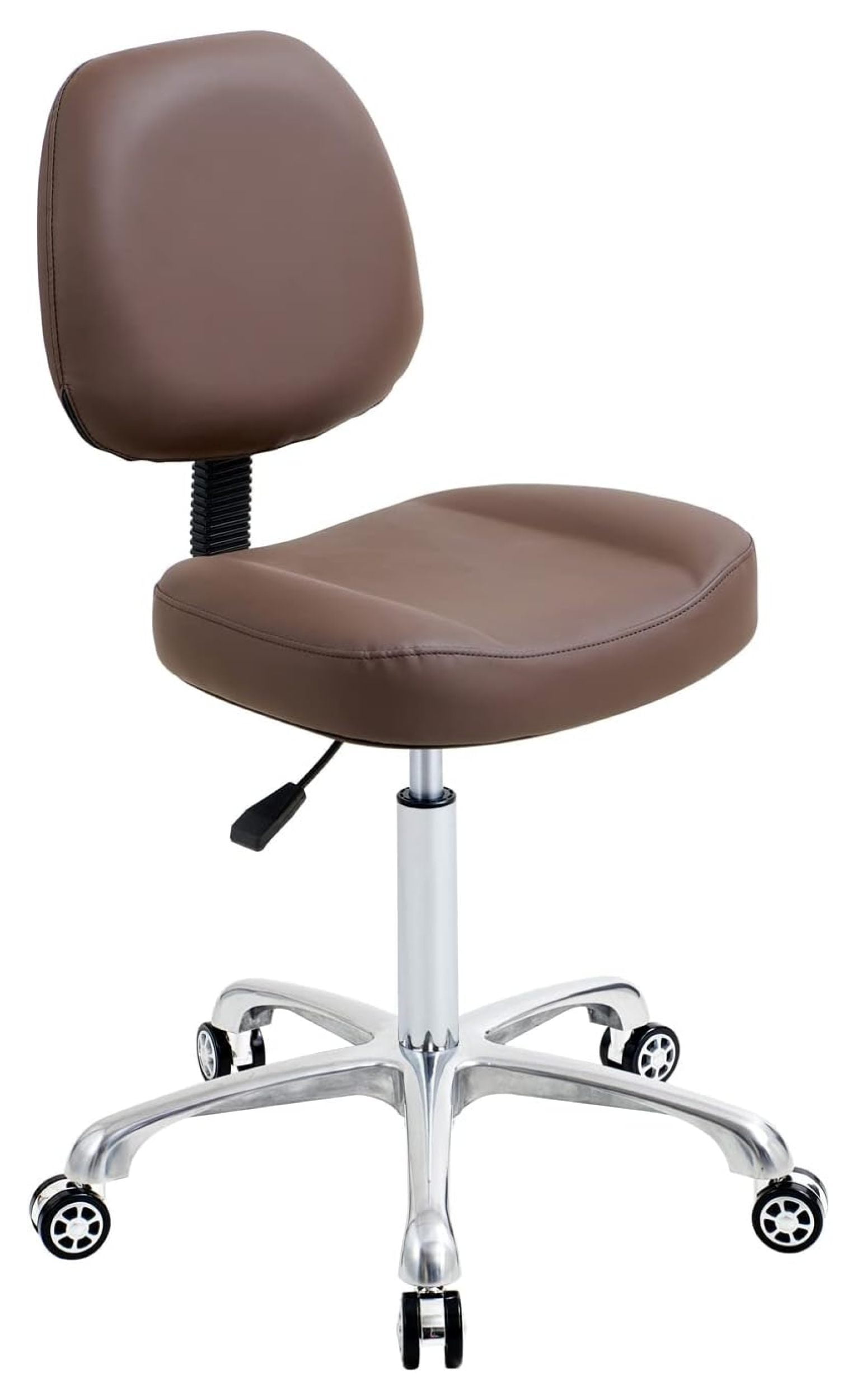Drevy Rolling Stool Adjustable Drafting Chair Heavy Duty with Wheels ...