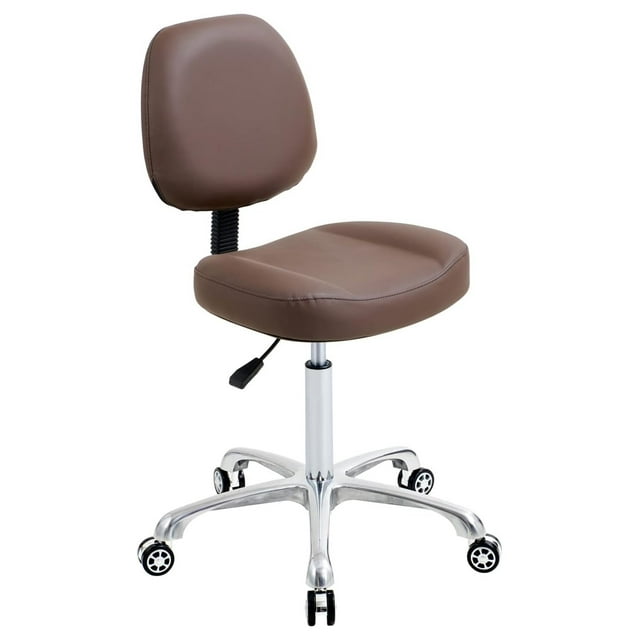 Drevy Rolling Stool Adjustable Drafting Chair Heavy Duty with Wheels ...