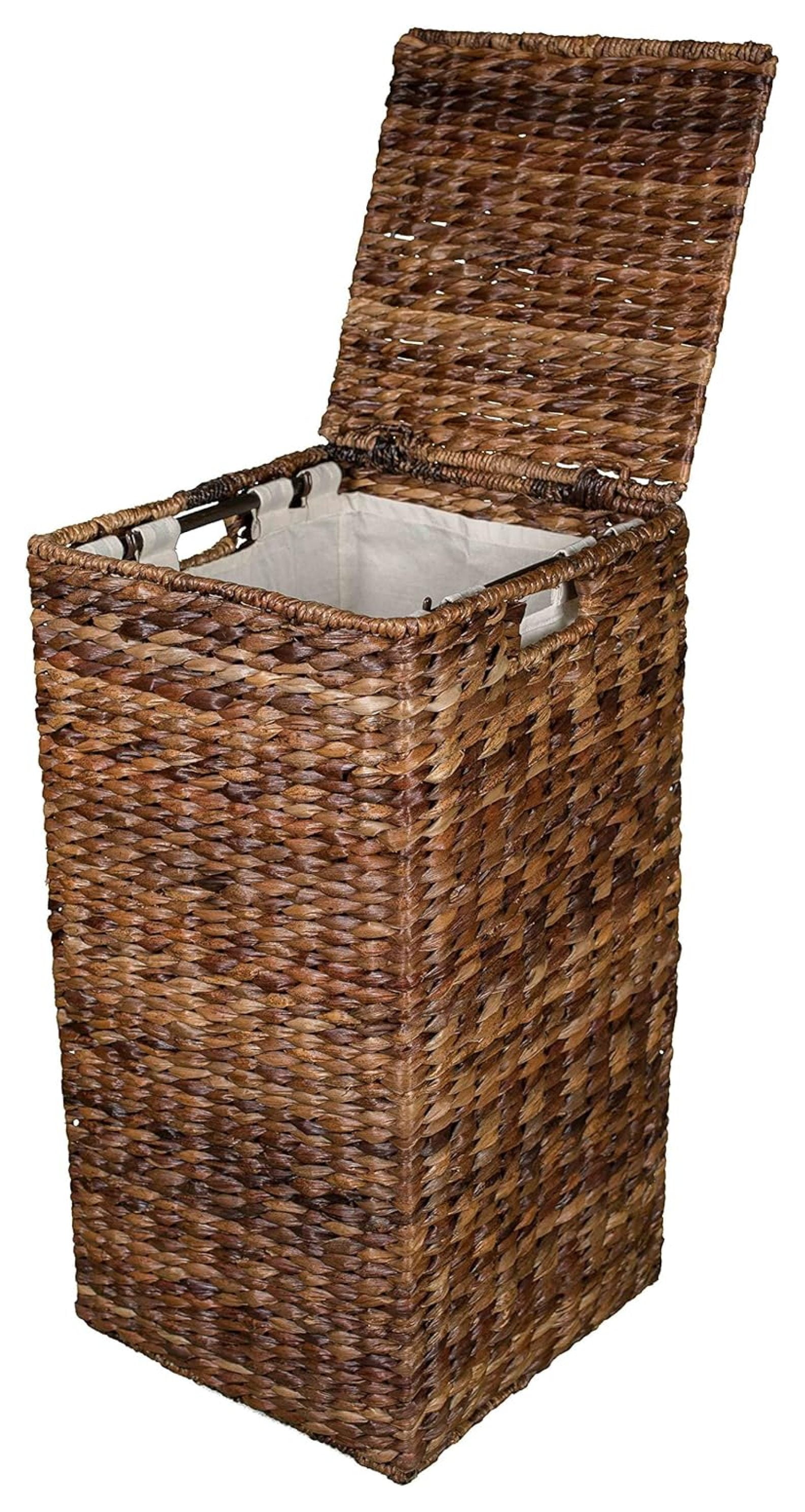 Drevy Seagrass Laundry Hamper - Hand Woven - Renewable - Long Lasting ...