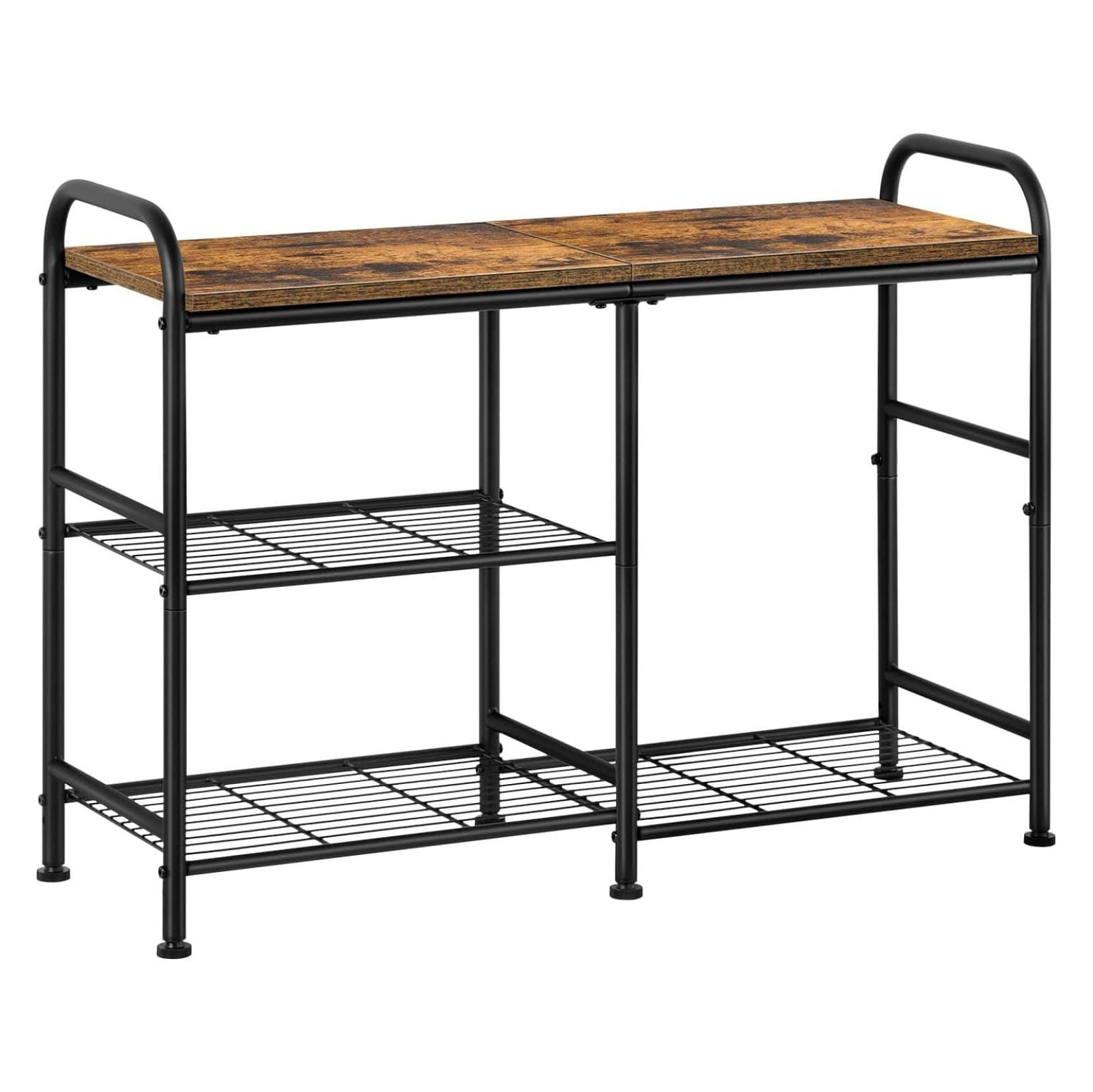 Drevy Shoe Organizer for Entryway, Freestanding Shoe Rack Bench with ...