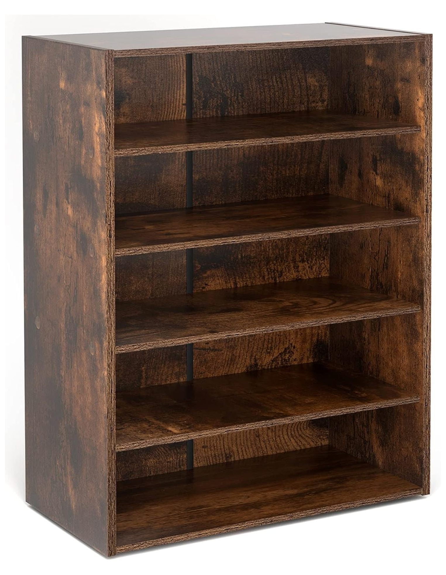 Drevy Shoe Rack, 6-Tier Stackable Wooden Shoes Rack Organizer Standing ...