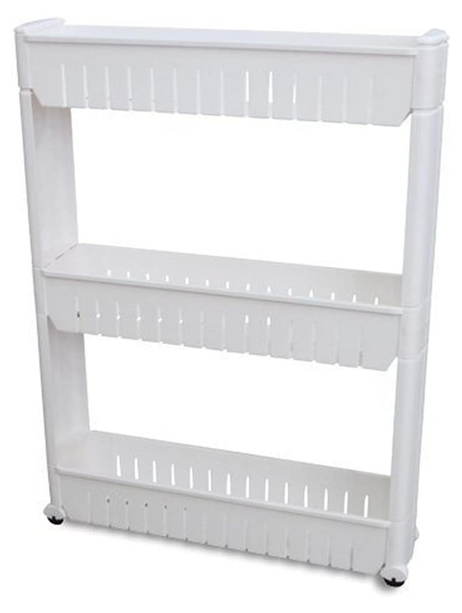 Drevy Slide Out Storage Tower White, 3-Tier - Walmart.com