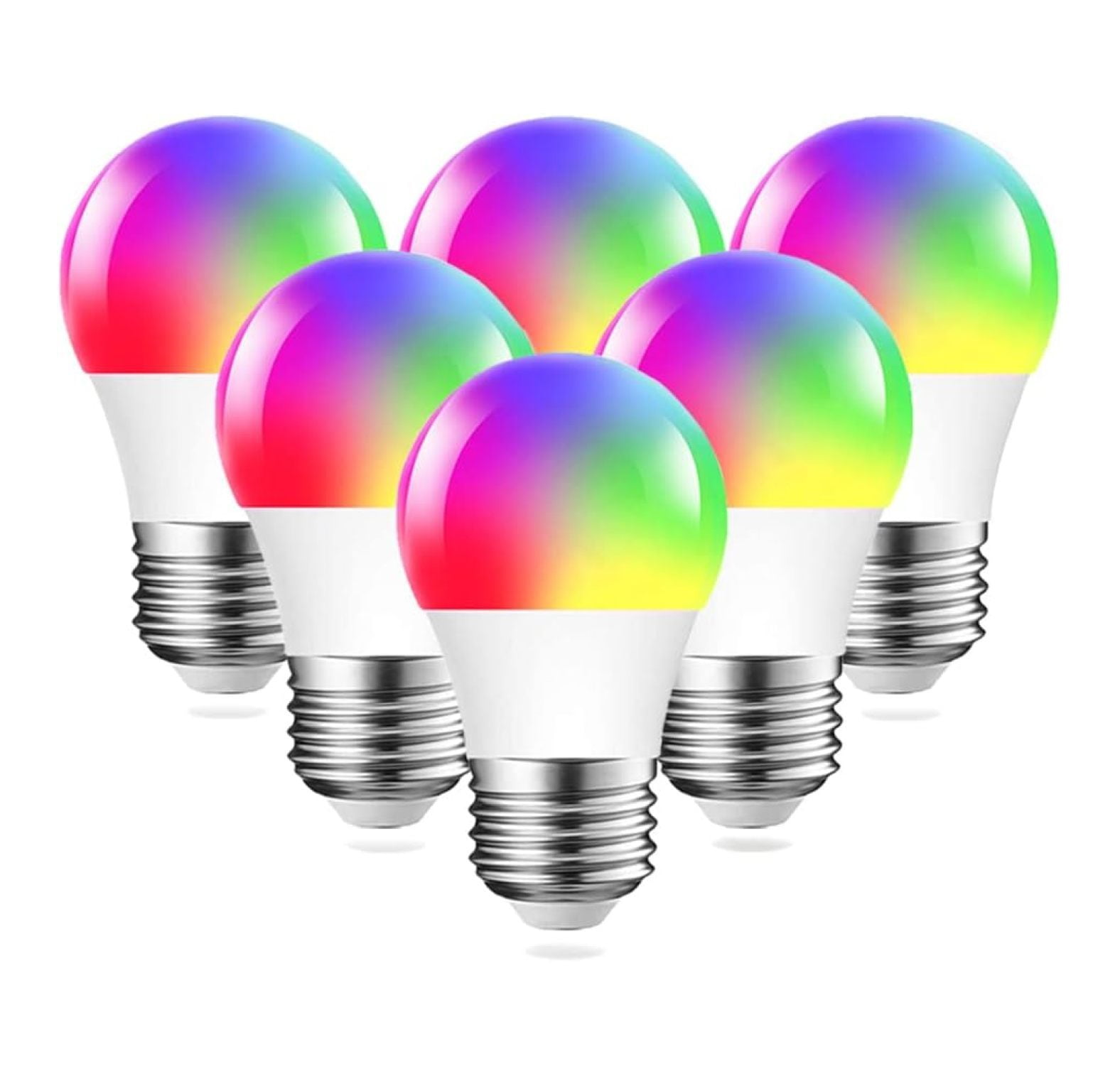 Drevy Smart Light Bulb A15 RGB Color Changing Light Bulb Compatible ...