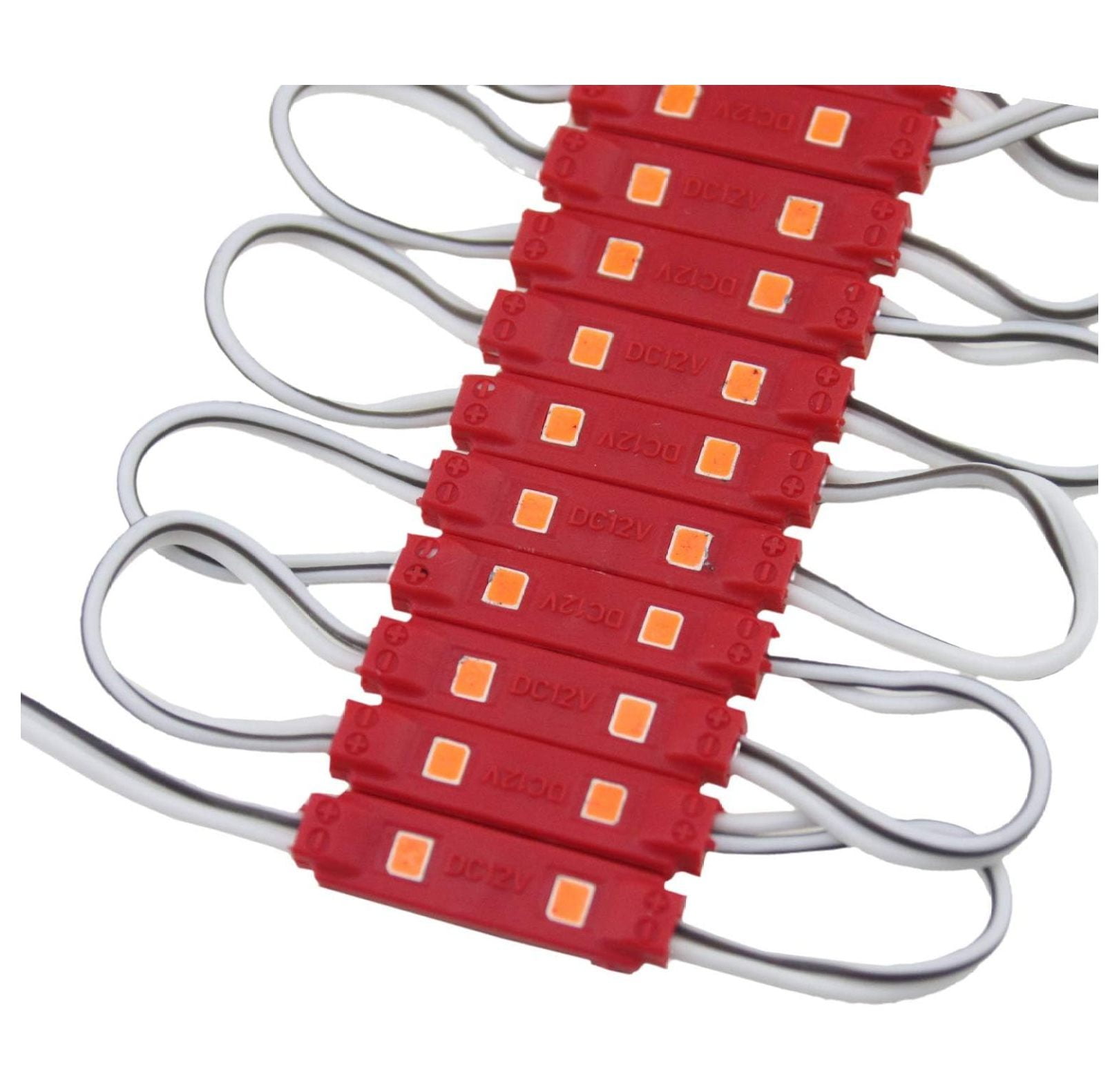 Drevy Super Bright 200pcs 2835 2 LED Module Sign Light Red Waterproof ...