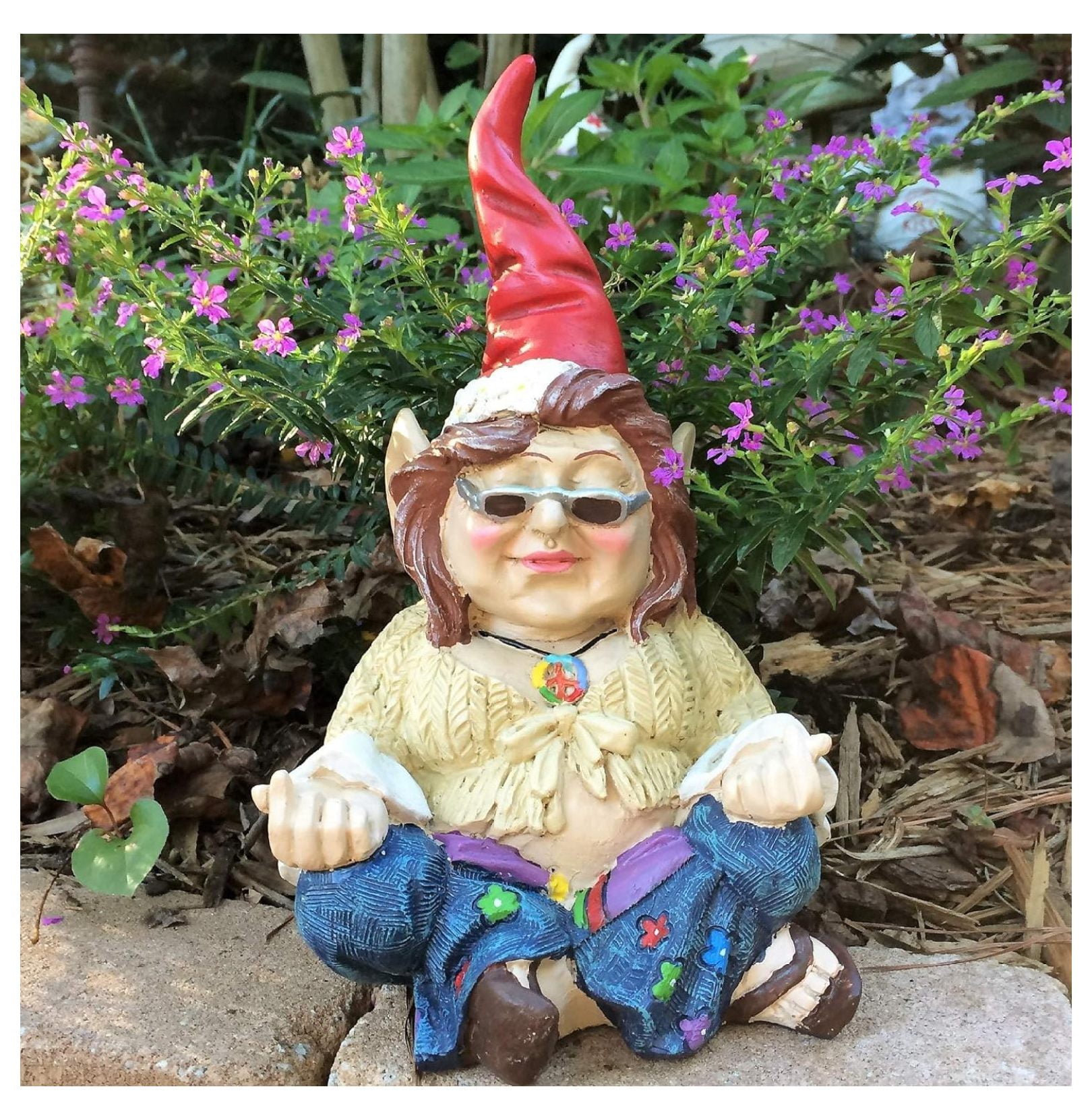 Drevy - The 60's Janice Chick Flower Child Hippie Zen Gnome Home ...