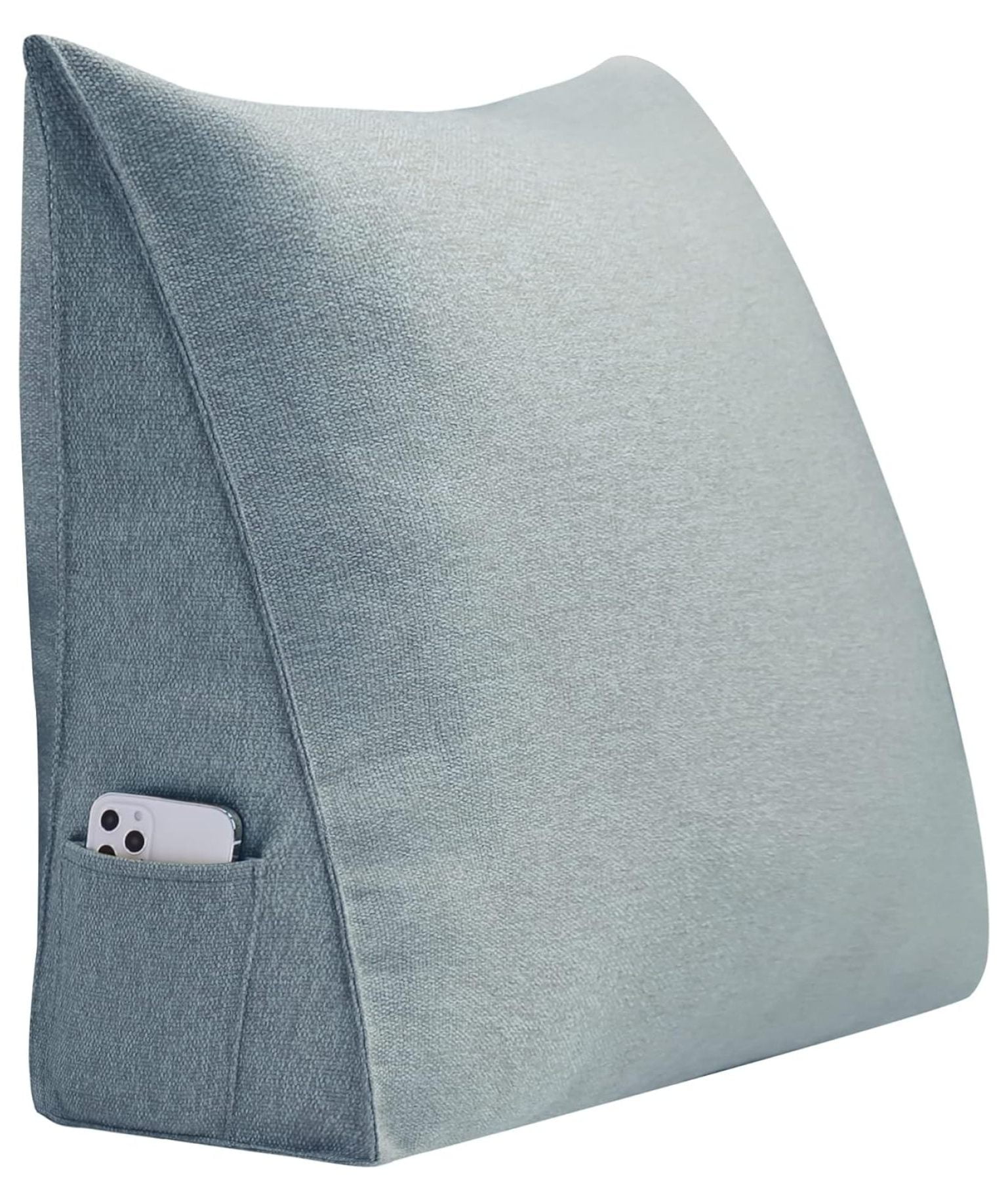 Drevy Triangular Bed Wedge Pillow, Multipurpose Bed Support Rest & Knee ...