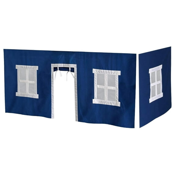 Drevy Underbed Curtain for Low Bunk Bed/Low Loft Bed, Play Curtain for ...