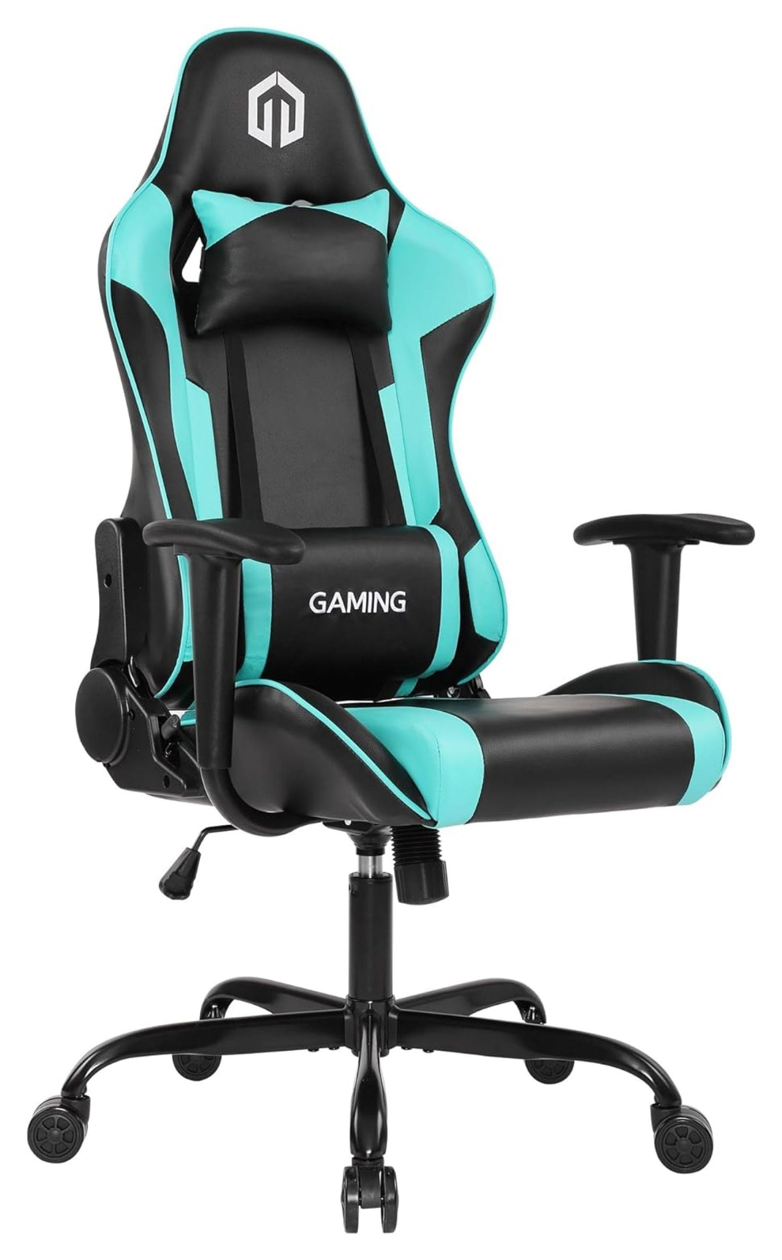 Drevy Video Gaming Chair with Headrest and Lumbar Cushion Adjustable ...