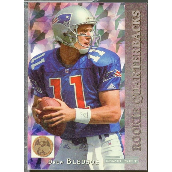 Drew Bledsoe Rookie Card 1993 Pro Set Rookie Quarterbacks #RQ1 ...