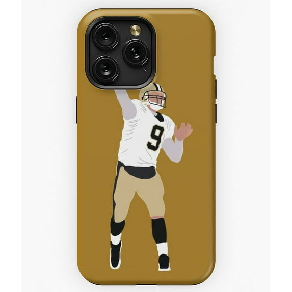 Drew Brees New Orleans Saints QB Legend Tribute A14870 Phone Case for iPhone 11 to 17 Pro Max ...