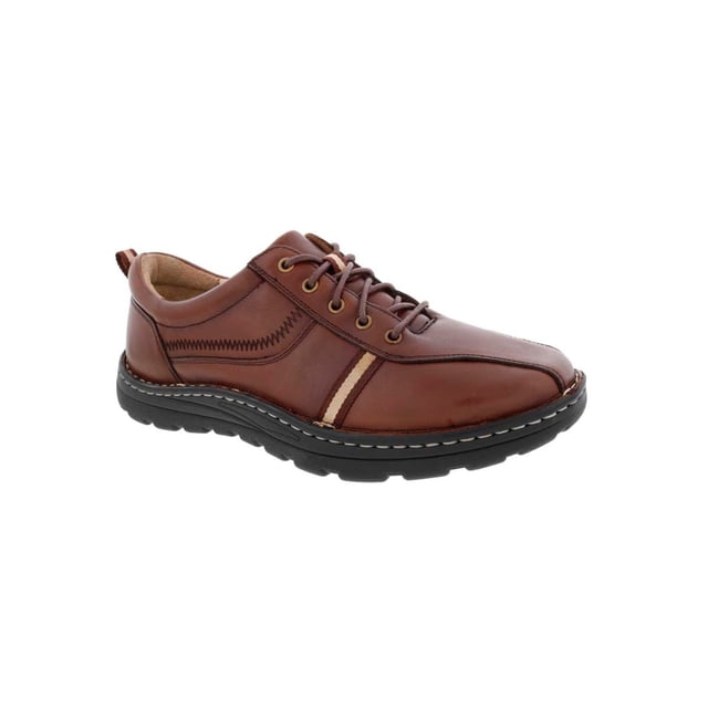 Drew Hogan Men Casual Shoe In Brown Leather - Walmart Business Supplies