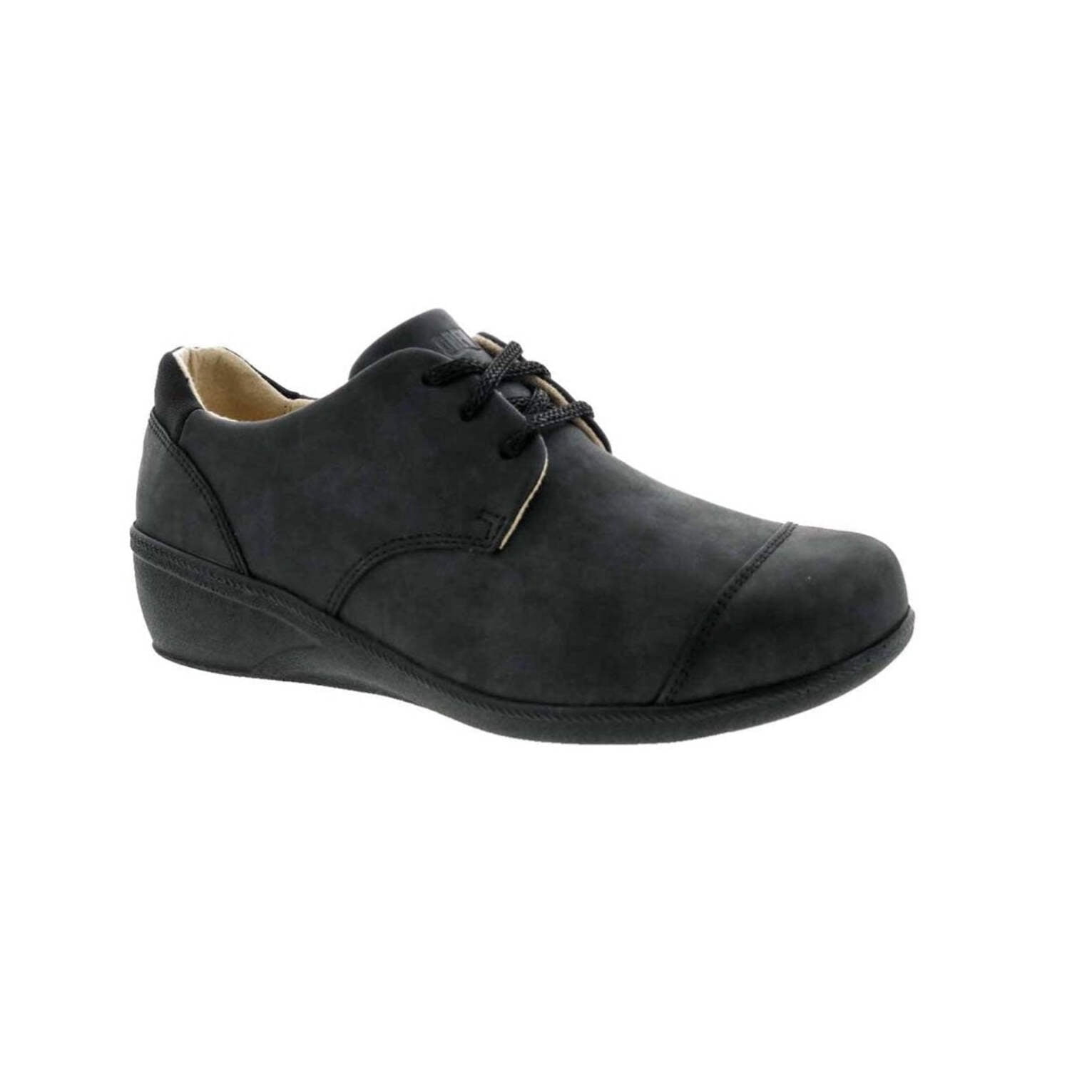 Drew Jemma Women Casual Shoe In Black Leather - Walmart.com