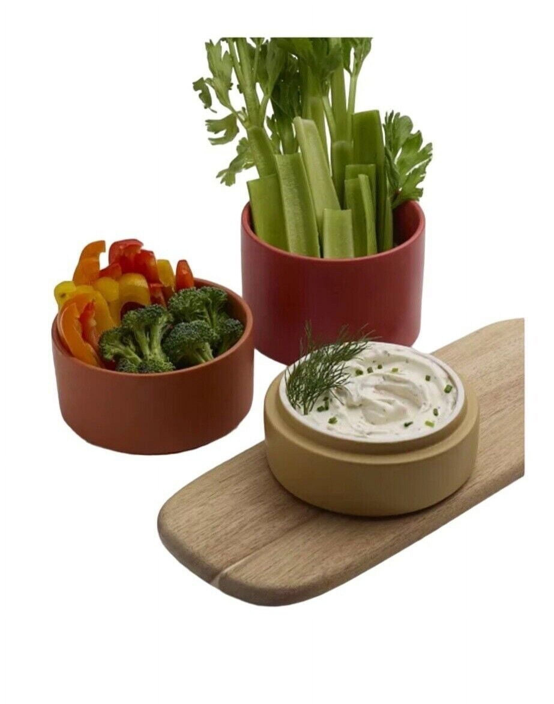 Drew & Jonathan Home Stacking Ceramic Snack Set - Walmart.com