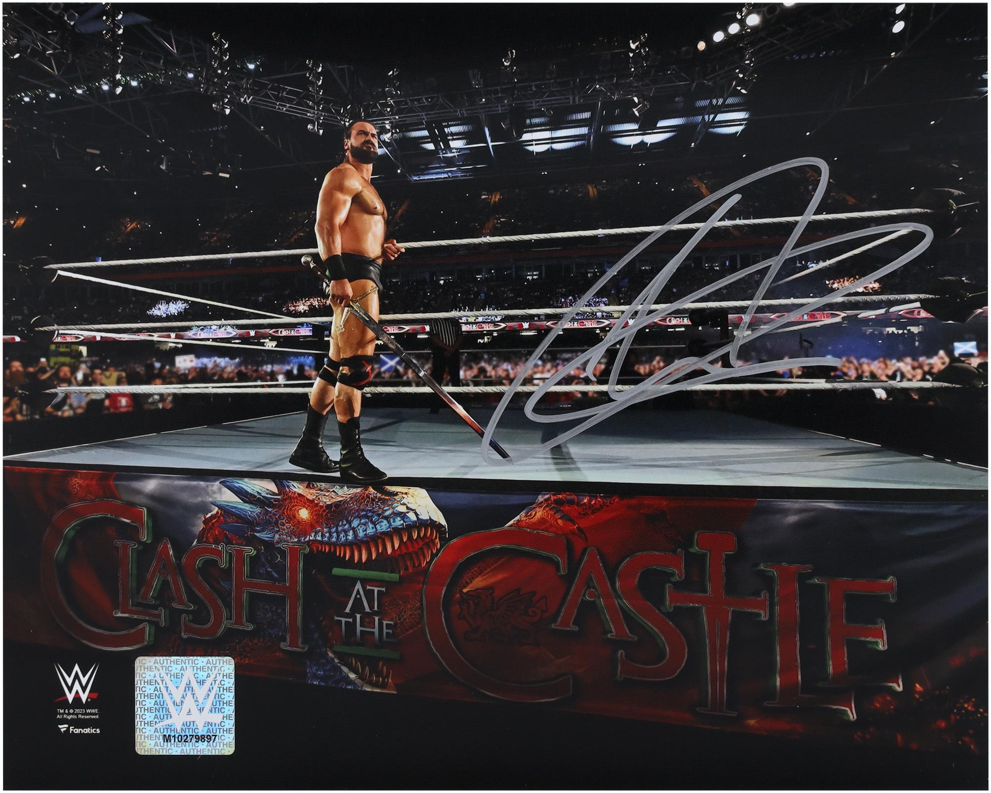 Drew McIntyre WWE Autographed 8" x 10" Clash at the Castle Entrance ...