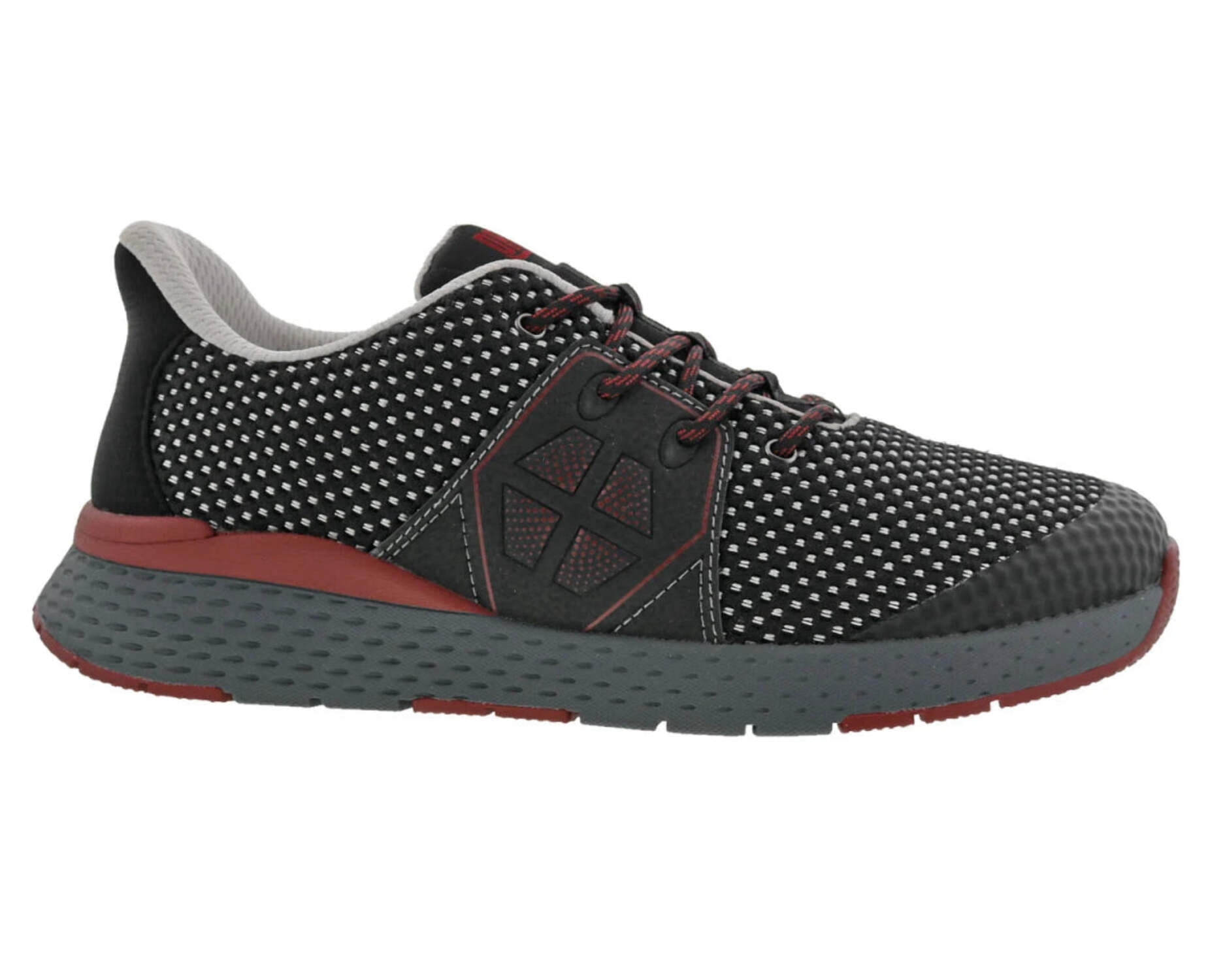 Drew Perform Men's Athletic Walking Shoe In Black Combo - Walmart.com