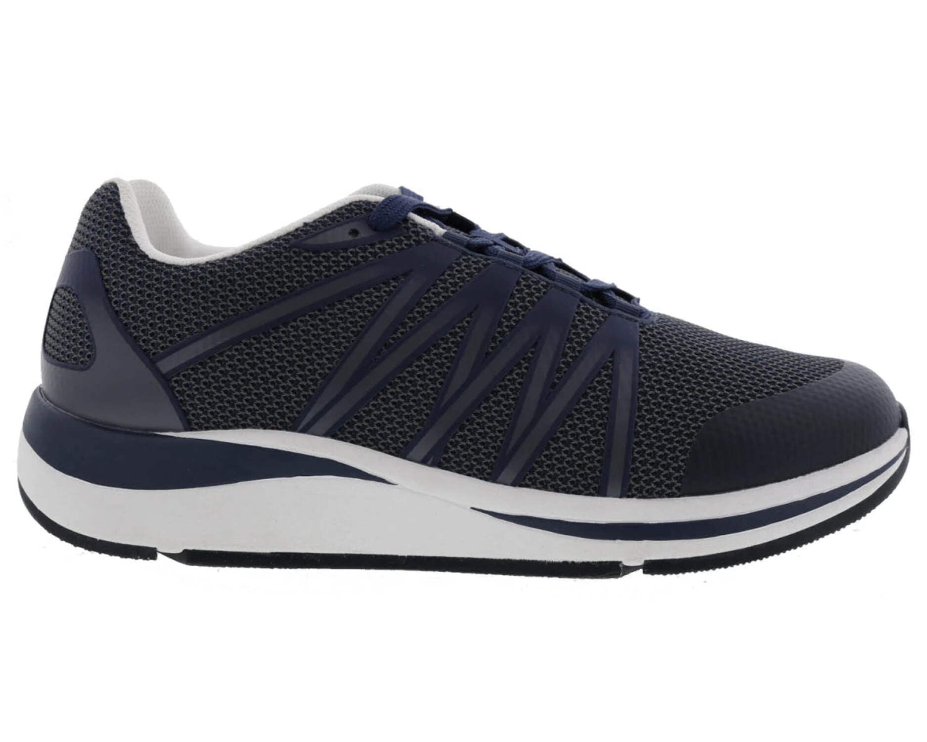 Drew Player Men Walk Athletic Shoe In Navy Mesh Combo - Walmart.com