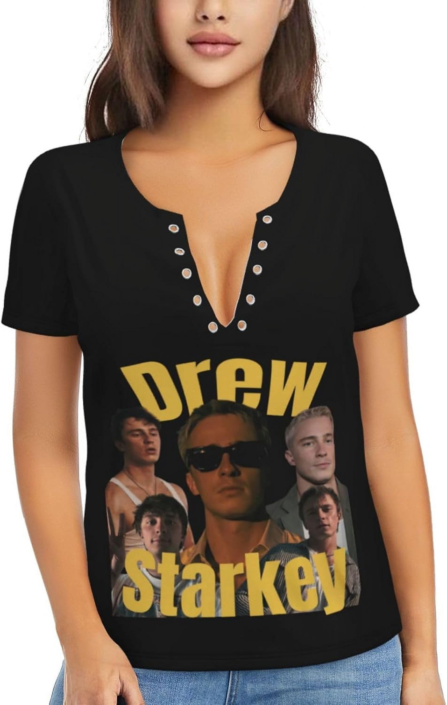 Drew Star Starkey Collage Female T Shirt Casual Cotton Short Sleeve Tee Crew Neck Fashion Tshirt ...