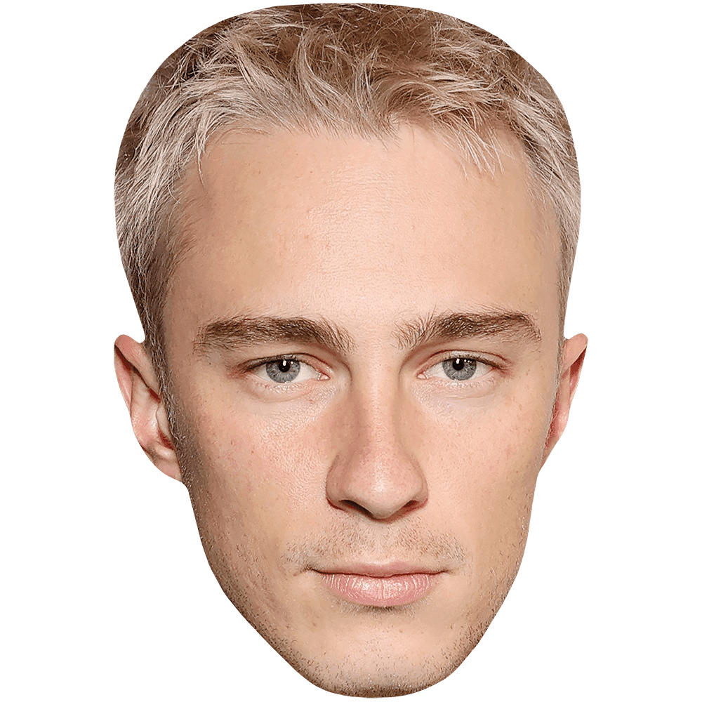 Drew Starkey (Blonde Hair) Celebrity Mask, Flat Card Face, Fancy Dress ...