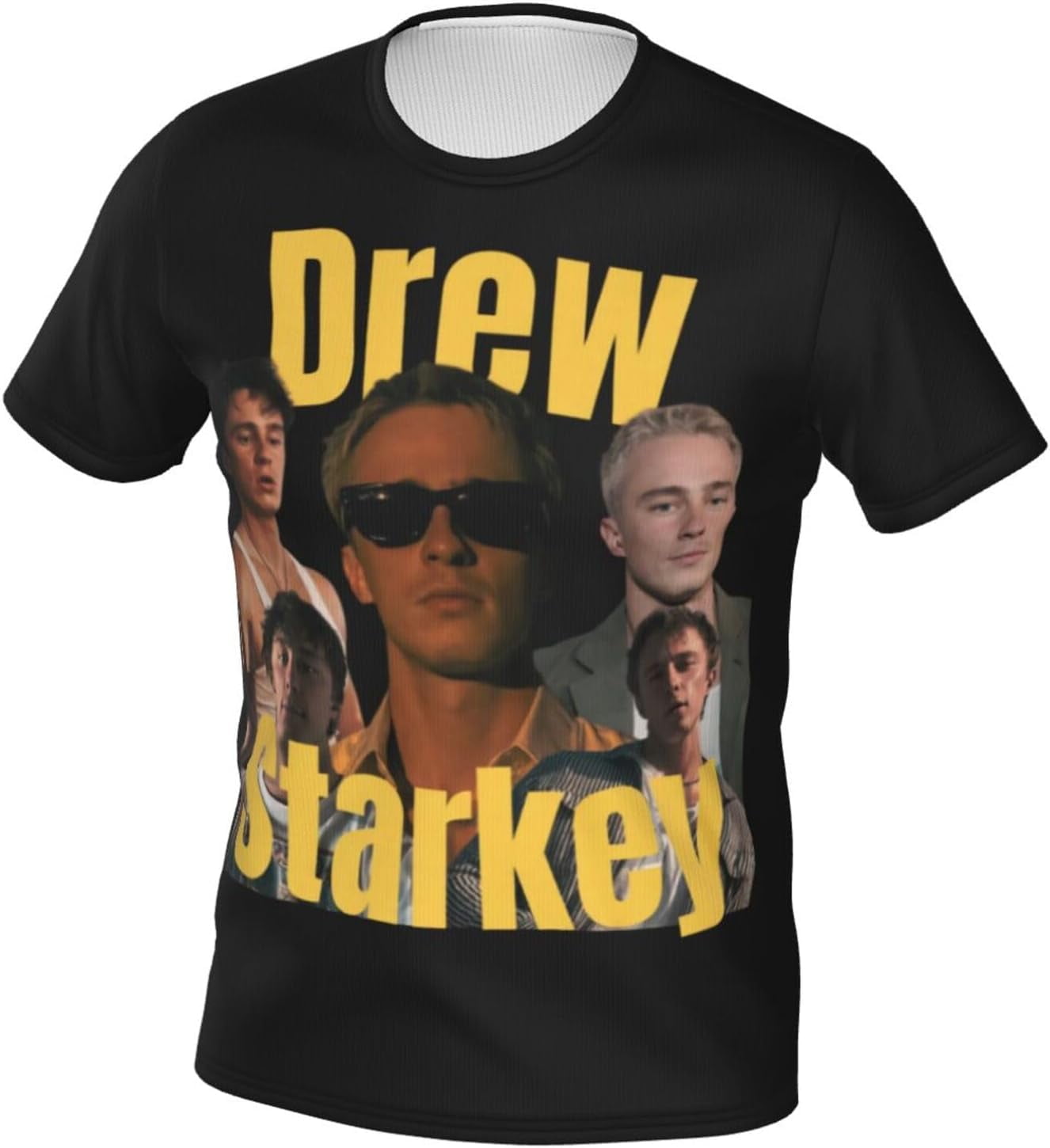 Drew Starkey Man's T-Shirt Summer Round Neck Short Sleeve 3D Printing ...