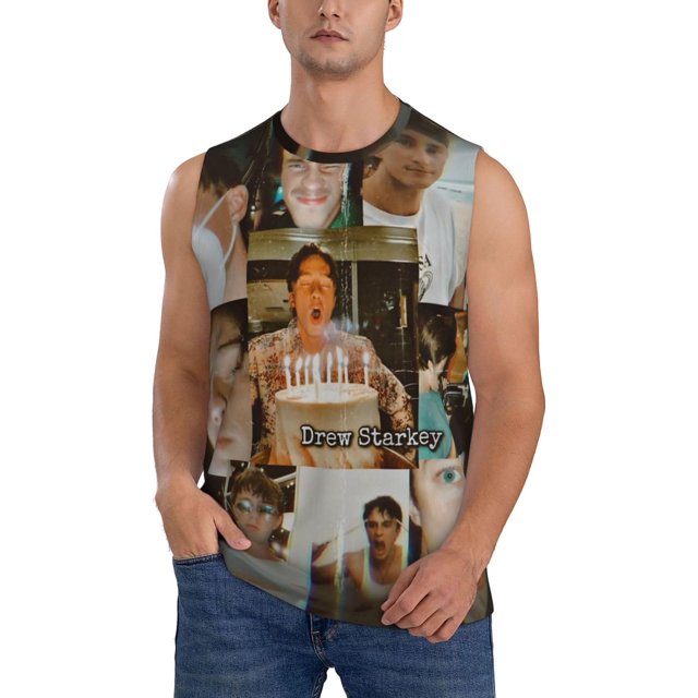 Drew Starkey Mens Quick Dry Breathable Sports Tank Tops Sleeveless ...
