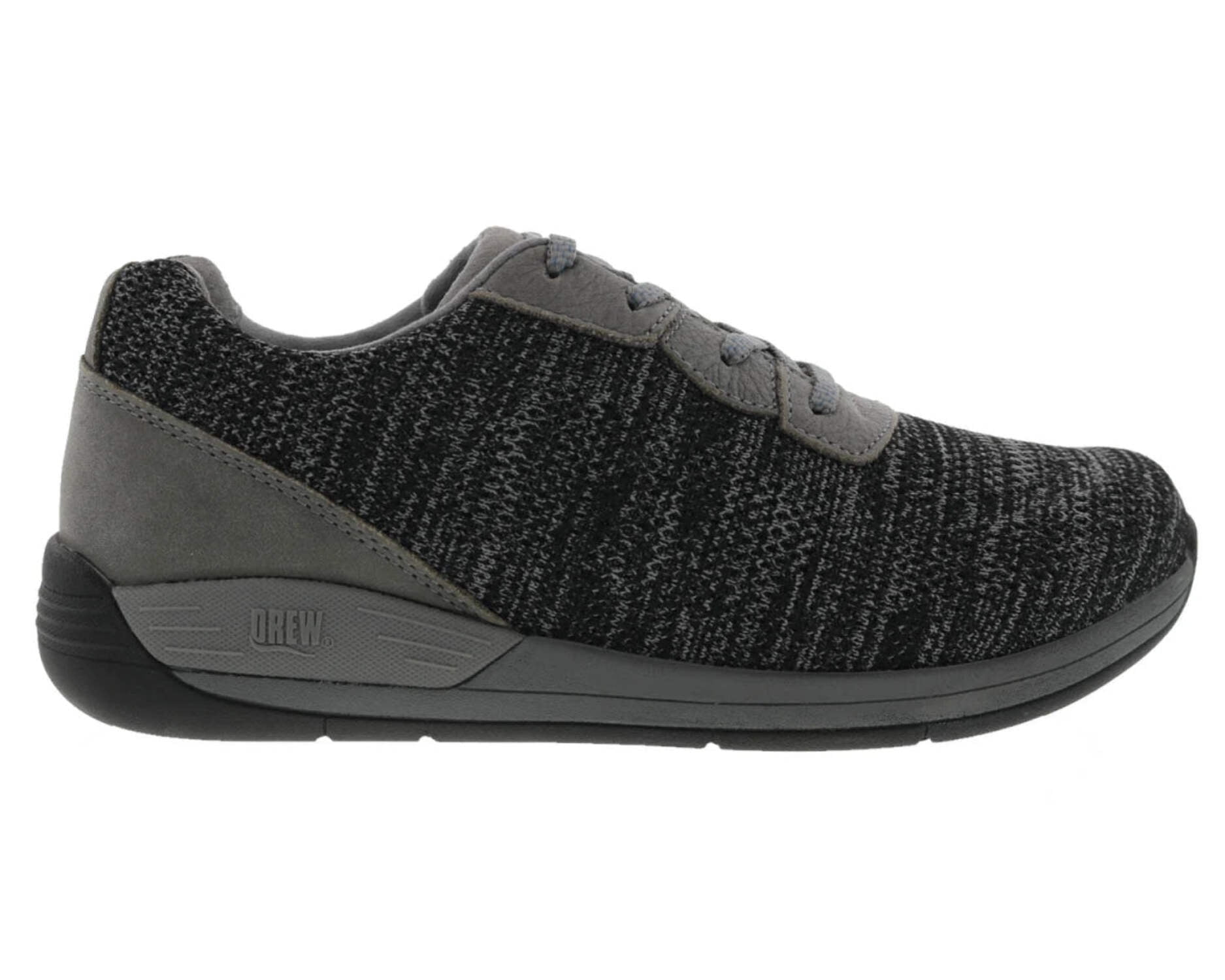 Drew Terrain Women Lace-up Walking Shoe Shoe In Black Knit - Walmart.com