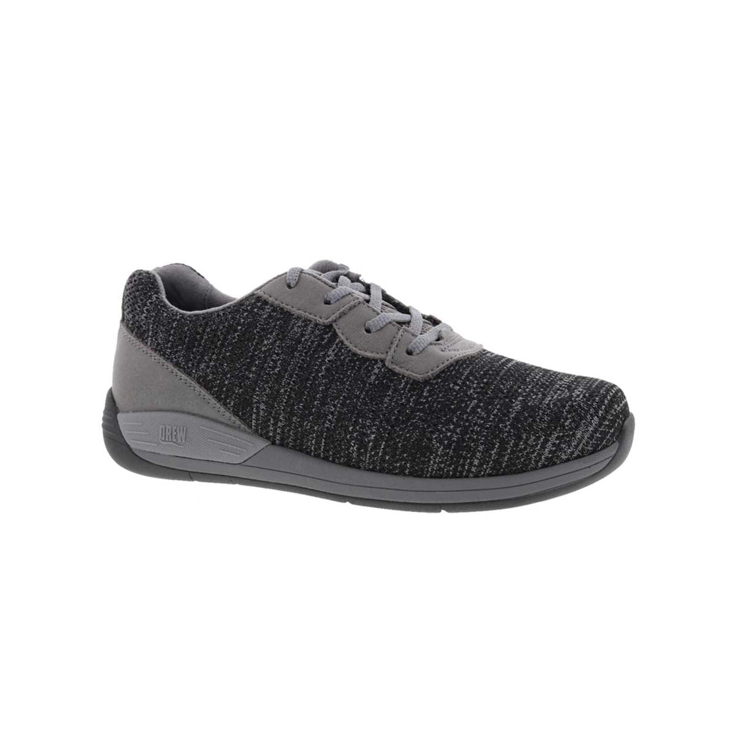 Drew Terrain Women Lace-up Walking Shoe Shoe In Black Knit - Walmart.com