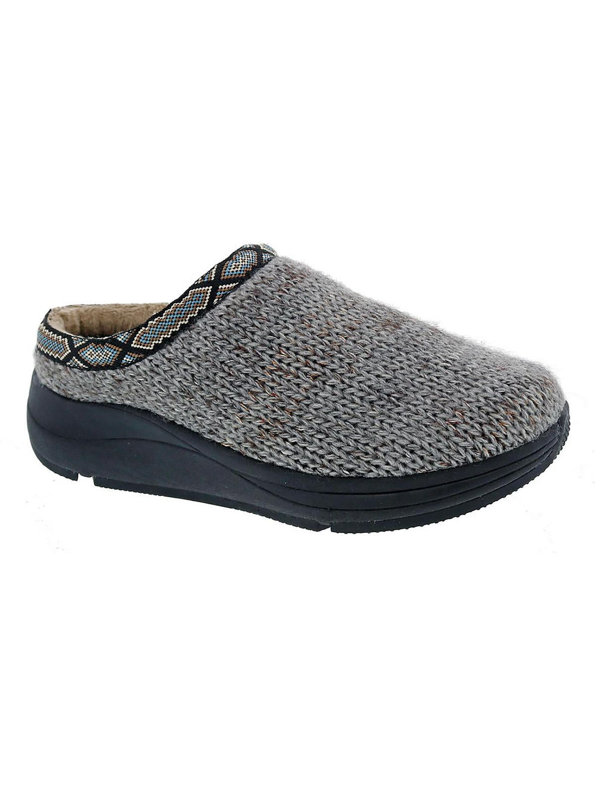 Drew Womens Unwind Cable Knit Cozy Slide Slippers - Walmart.com