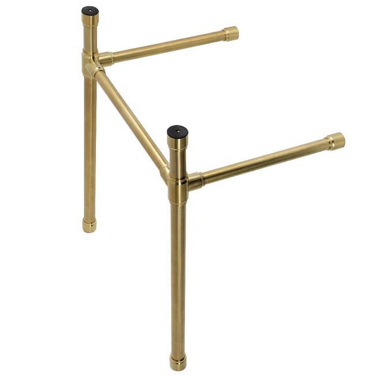 Dreyfuss Stainless Steel Console Sink Legs, Brushed Brass - Walmart.com