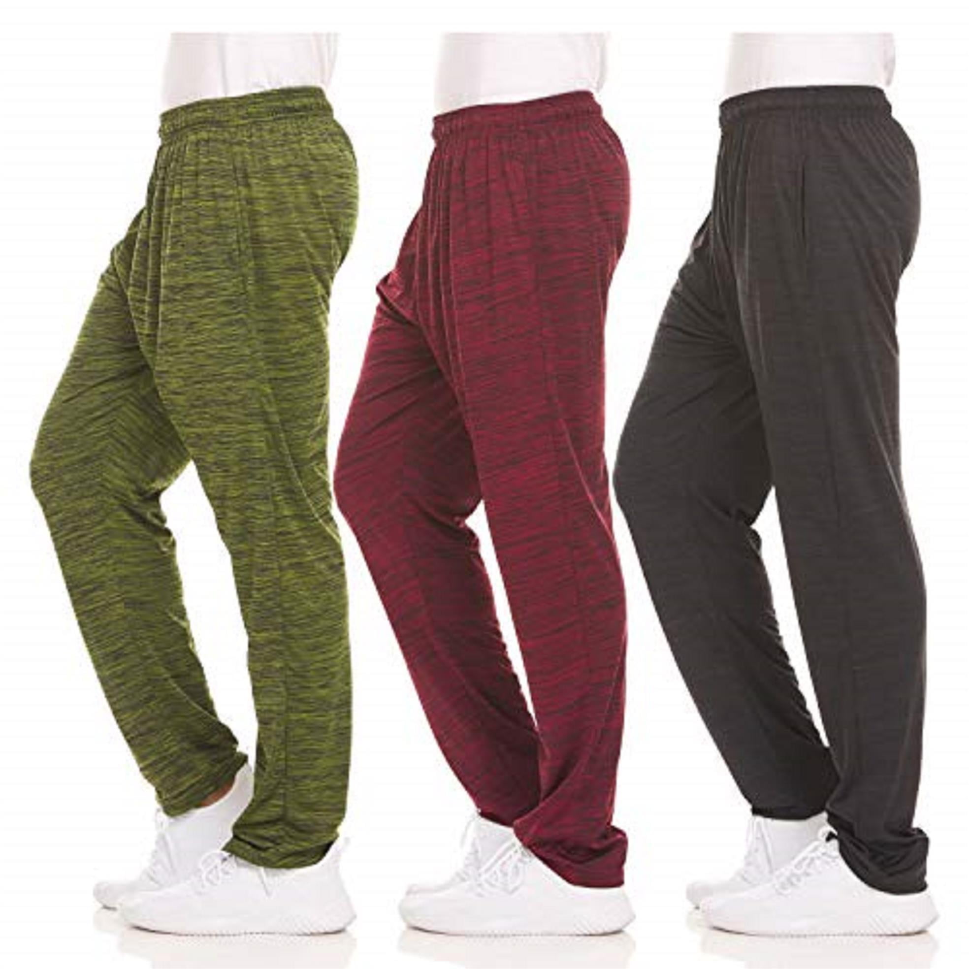Daresay Men’s 3 Pack Dri-Fit Moisture Wicking Pants Large Tall Up to ...