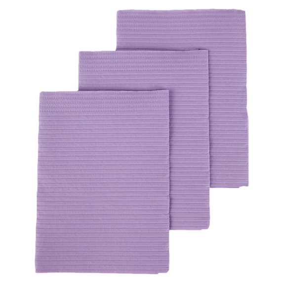 Dri-Gard Patient Towels 2-Ply Tissue/Poly – Lavender, 13” x 19”, 500 ...